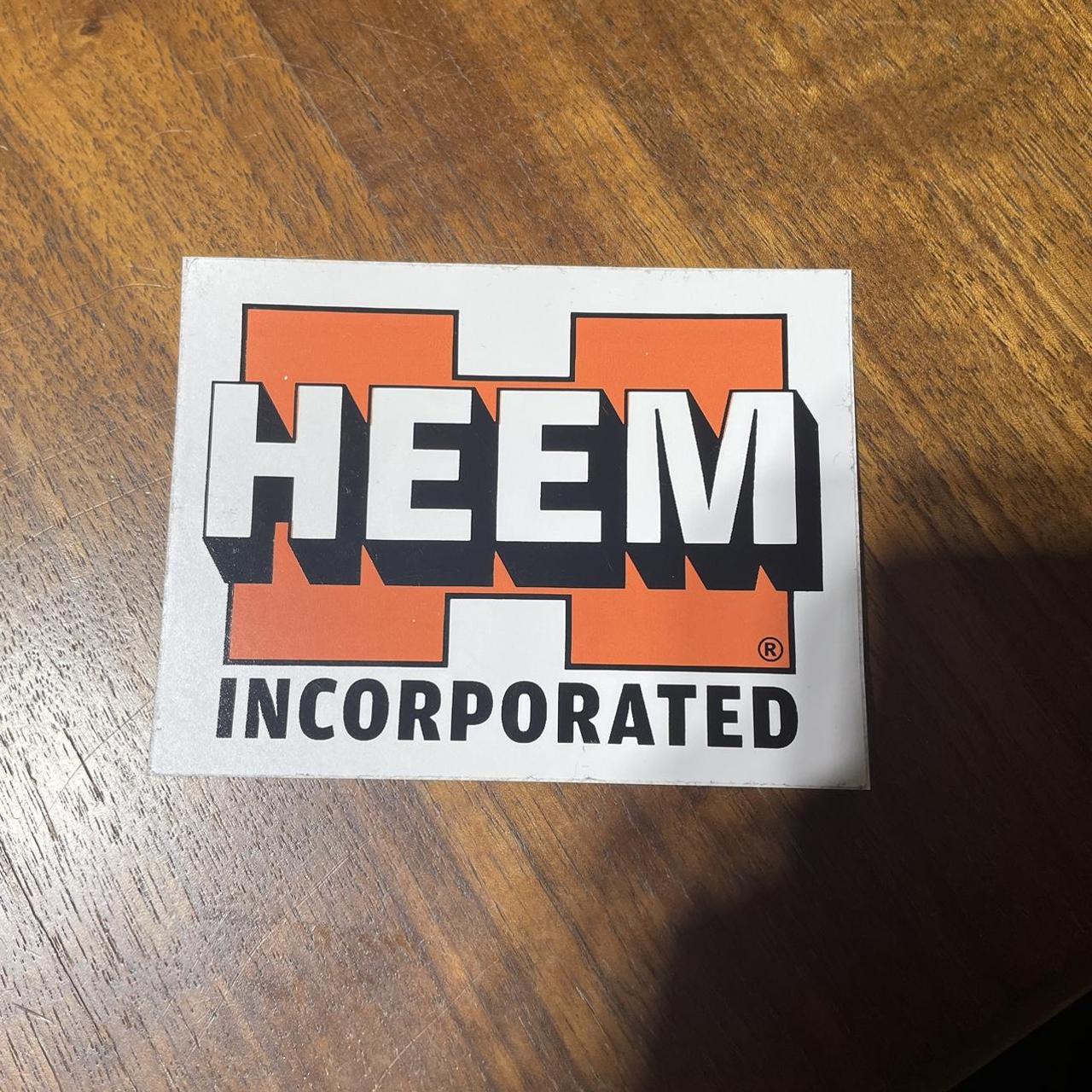 Heem construction sticker Brand... - Depop