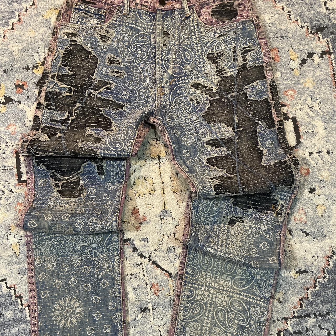 Vintage style Boro Jeans Size 30 x 33 brand... - Depop