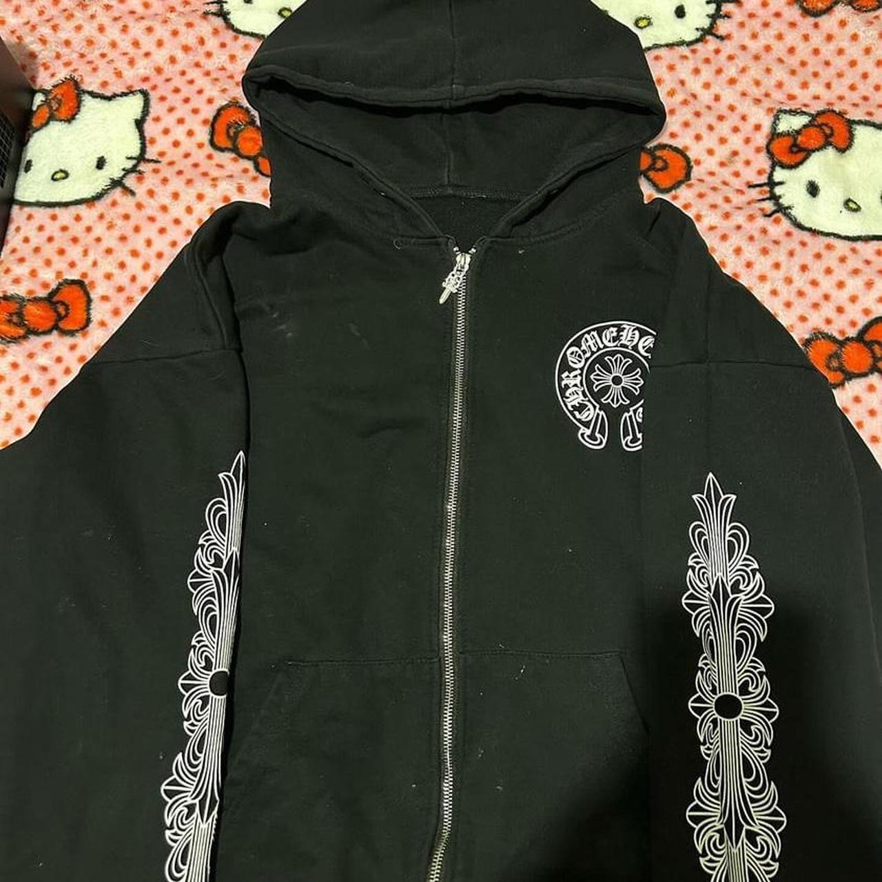 Chrome Hearts Zip-up Worn a few times - Depop
