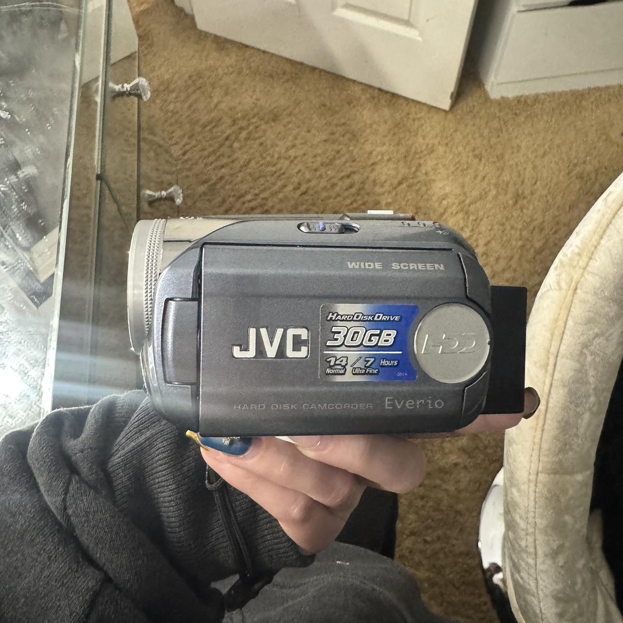 JVC Everio 30GB camcorder with 3.2" screen, 16:9... - Depop
