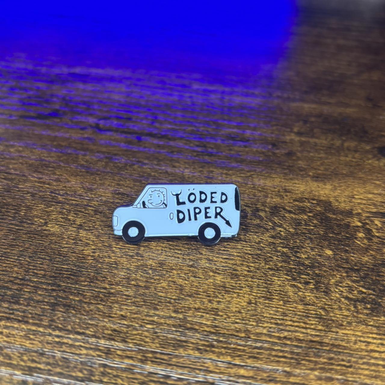 Diary of the wimpy kid loaded diaper van metal pin... - Depop
