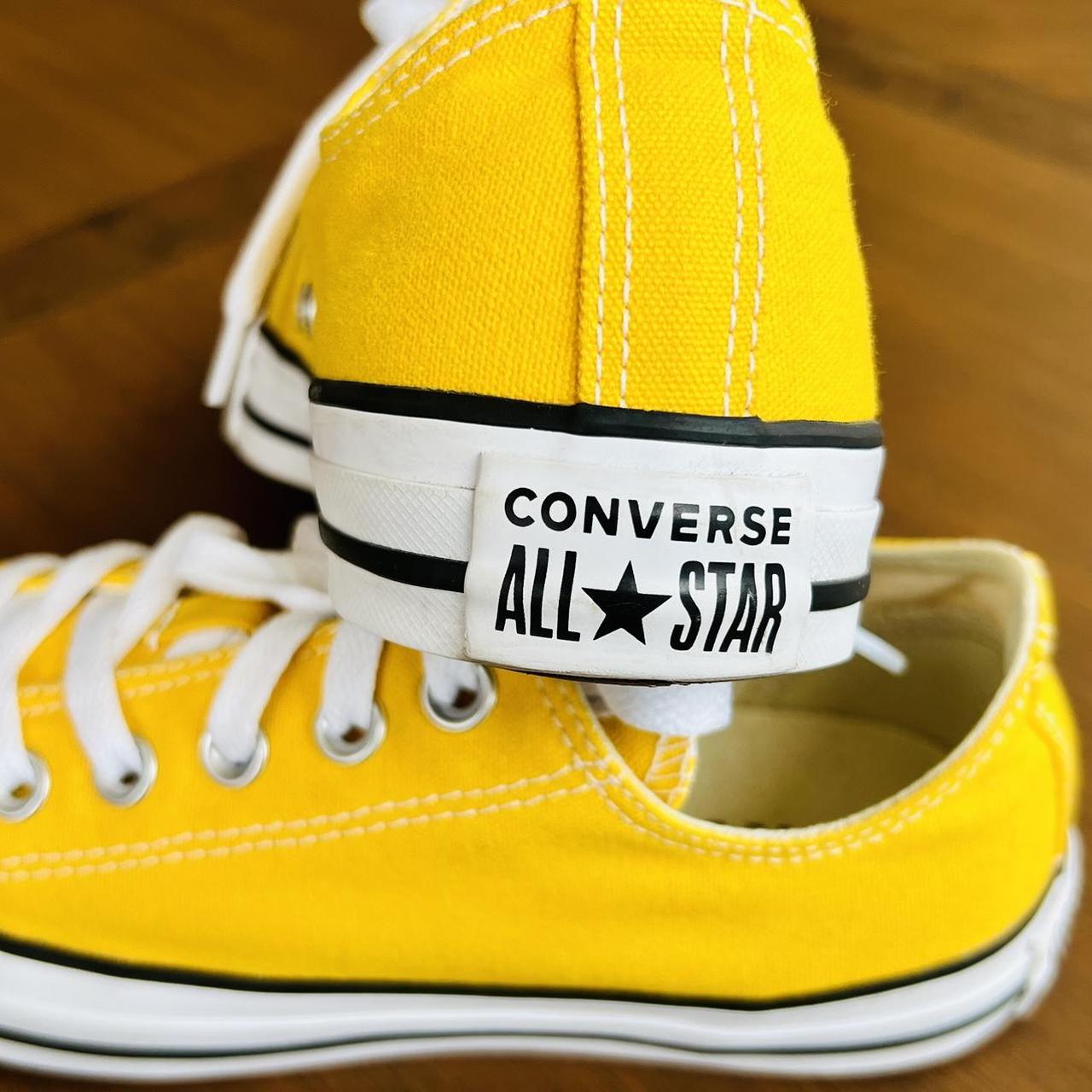 Converse Chuck Taylor, All-Star, yellow gold, low... - Depop