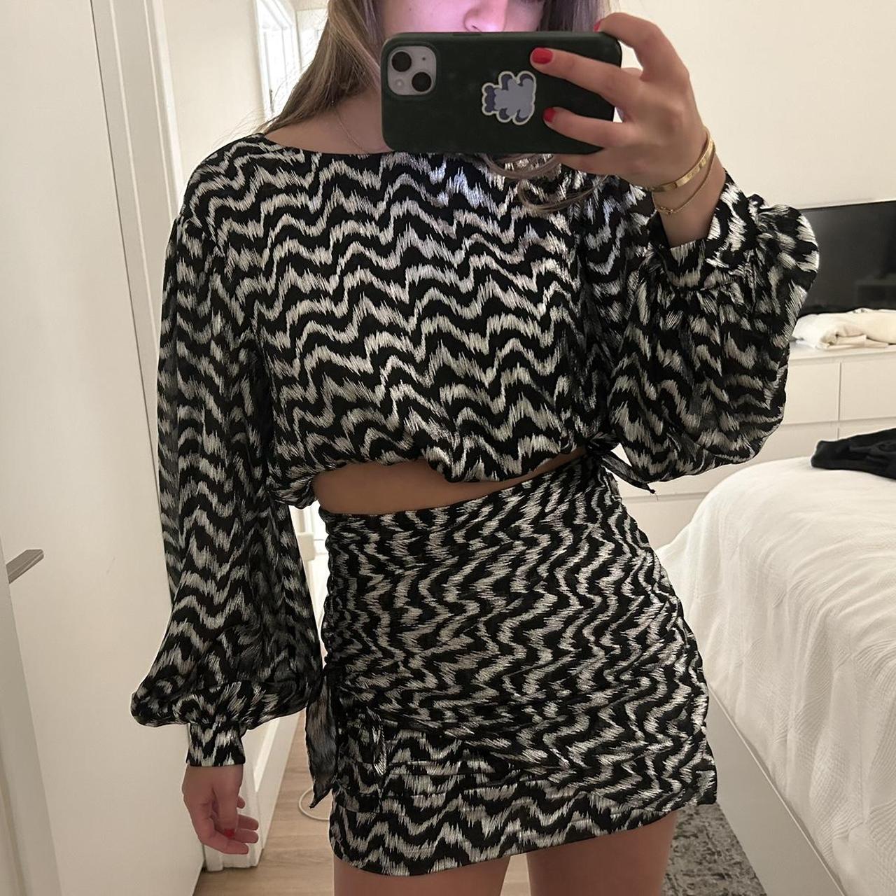 Zara Going Out Set!🩶🪩 Amazing for going out!!! Both... - Depop
