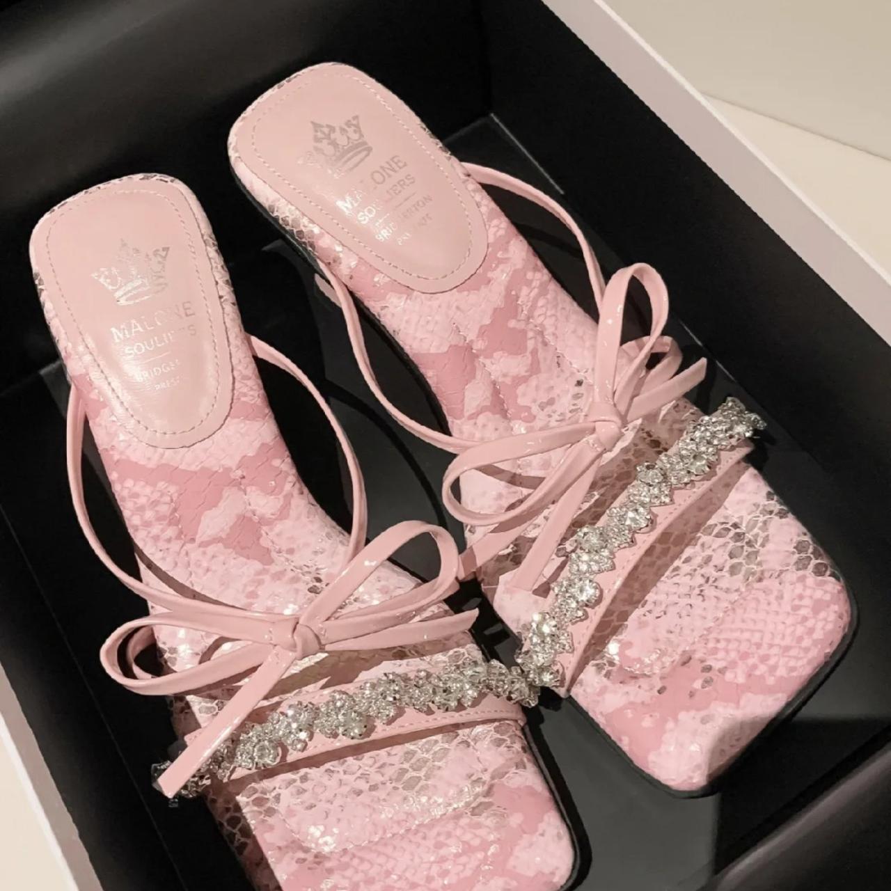 Extremely long legs, high heel sandals, size 7.5 - Depop