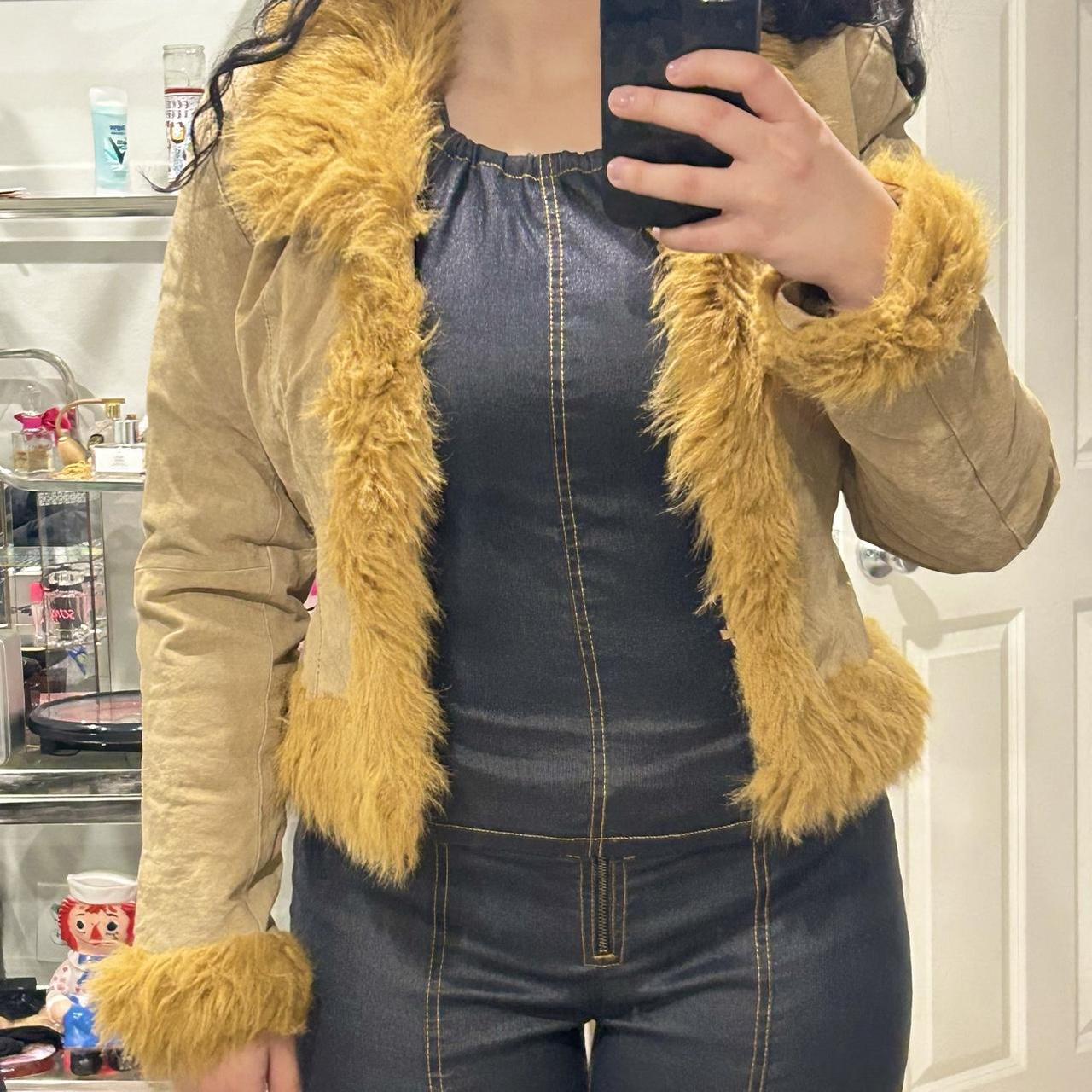 Jennyfer J leather pennylane jacket #dollskill... - Depop