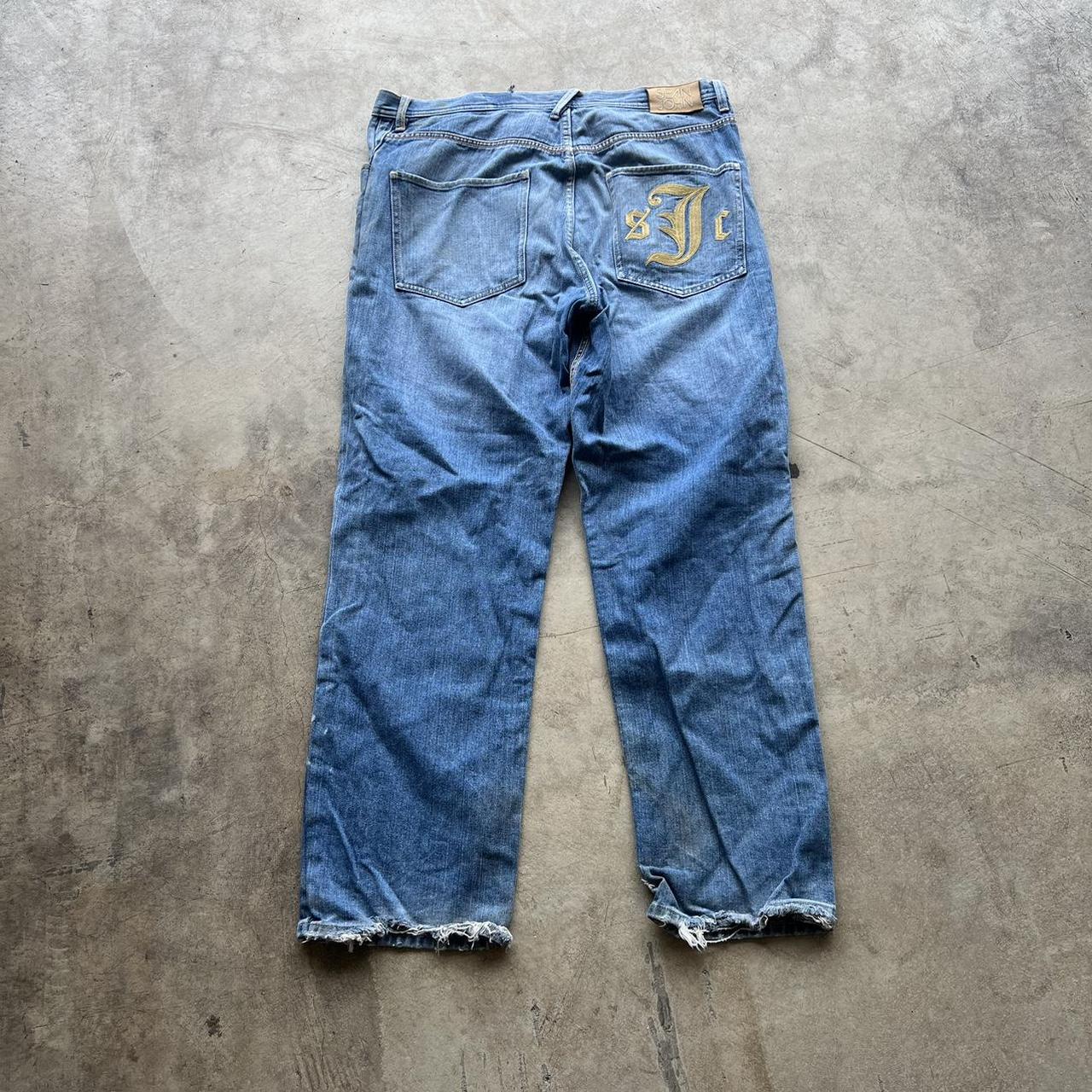 Sean John Jeans Straight Fit y2k Style size 36 Patch... | Depop