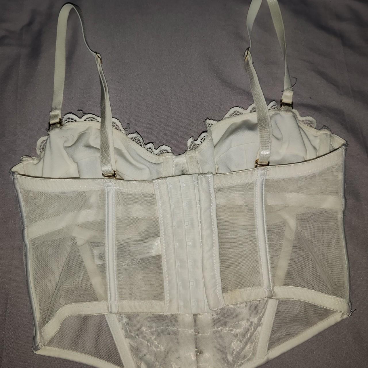 Primark lace brallete corset top Worn but still in... - Depop