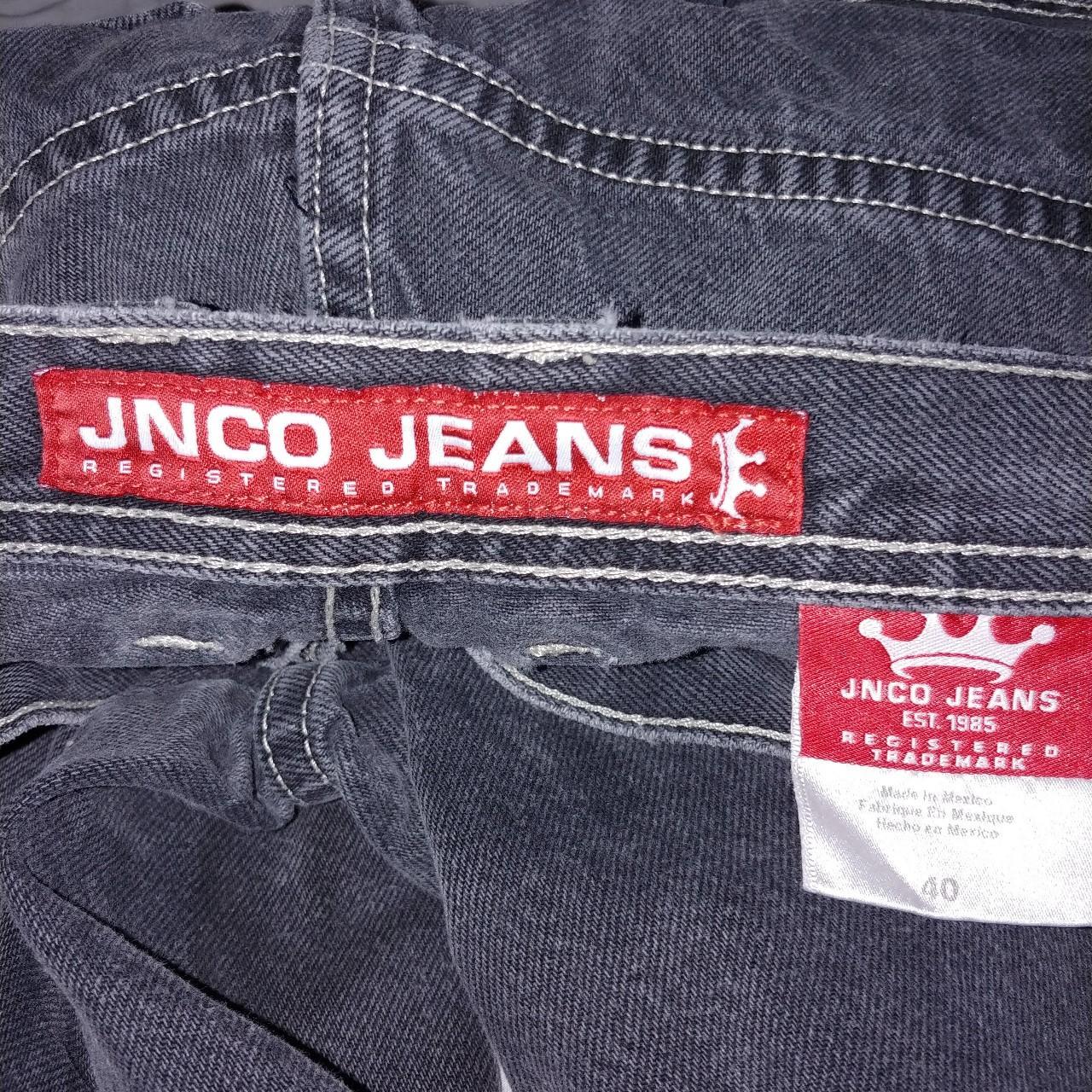 Vintage JNCO black snake jean shorts size 40. These... - Depop