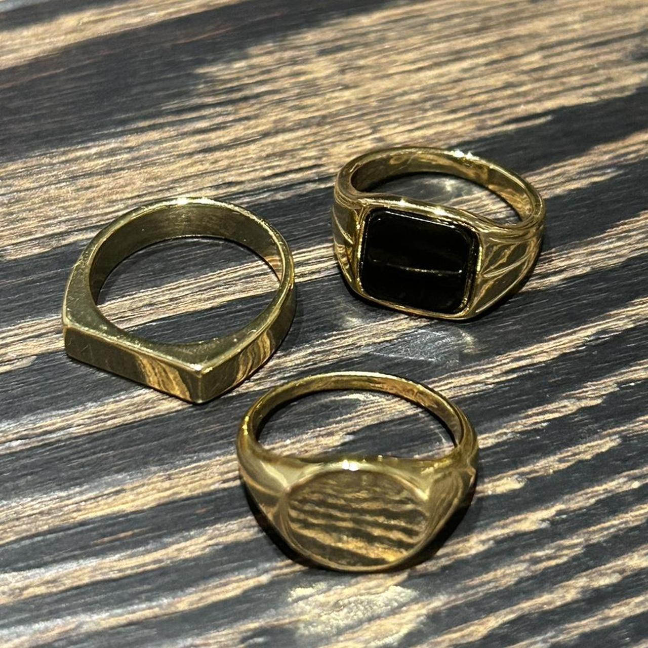 Pack of Amazon gold rings! Size 6! | Depop