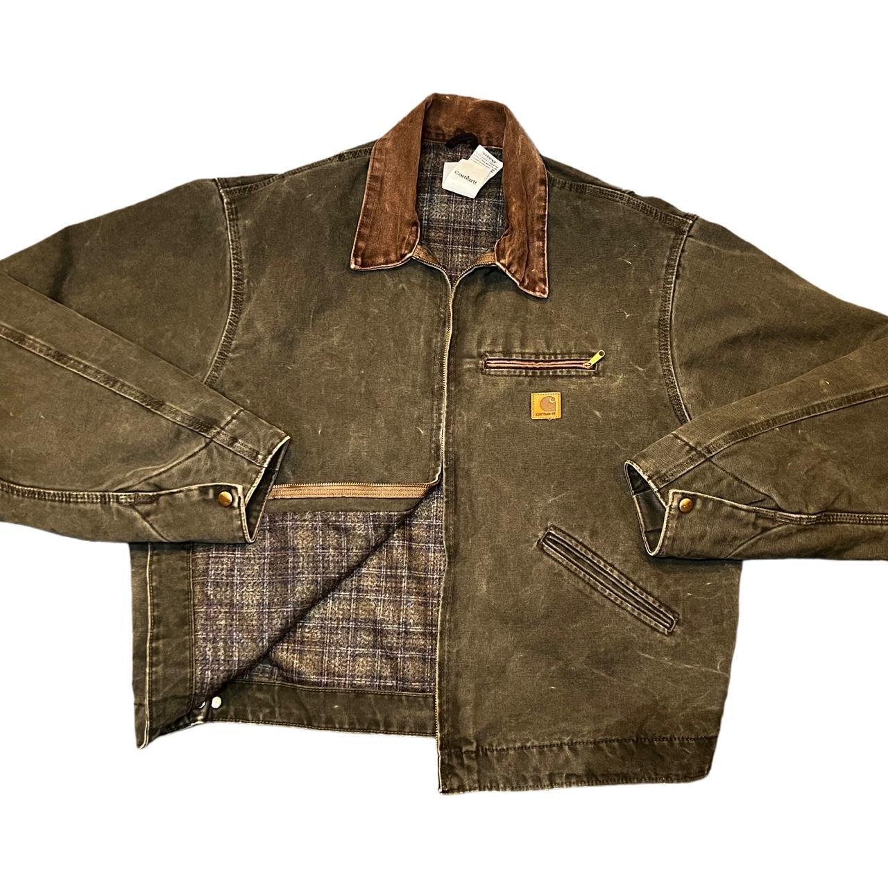 Carhartt J97 MOS Detroit Jacket. With a solid green... - Depop