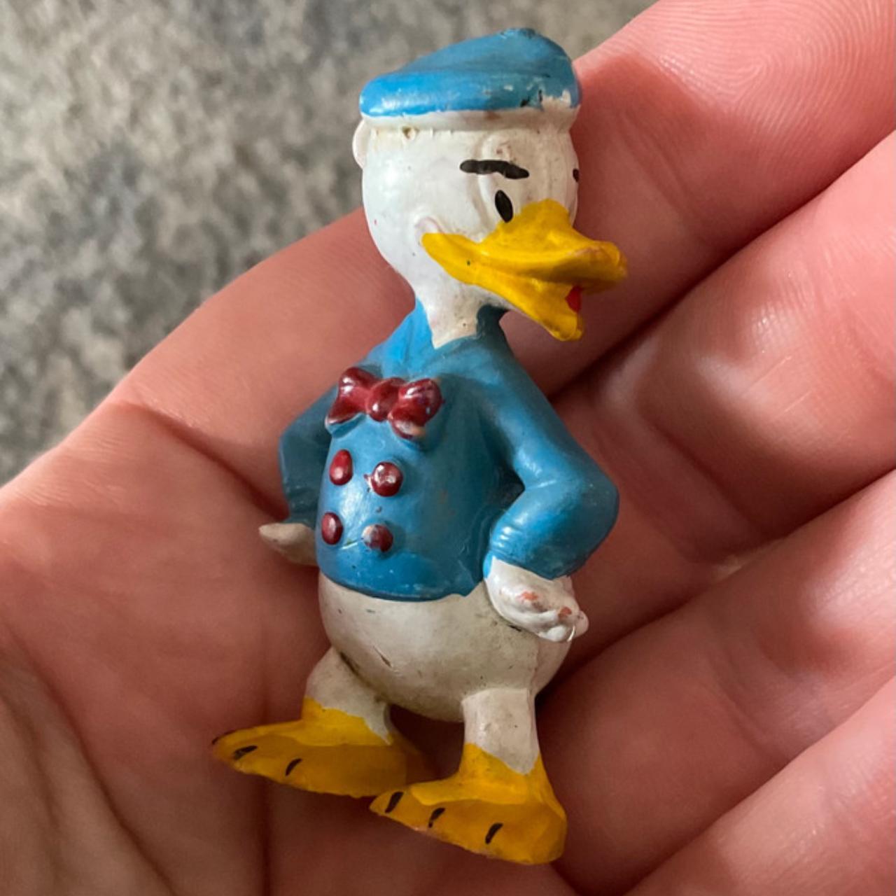 vintage donald duck toy figure, lots of wear and... - Depop