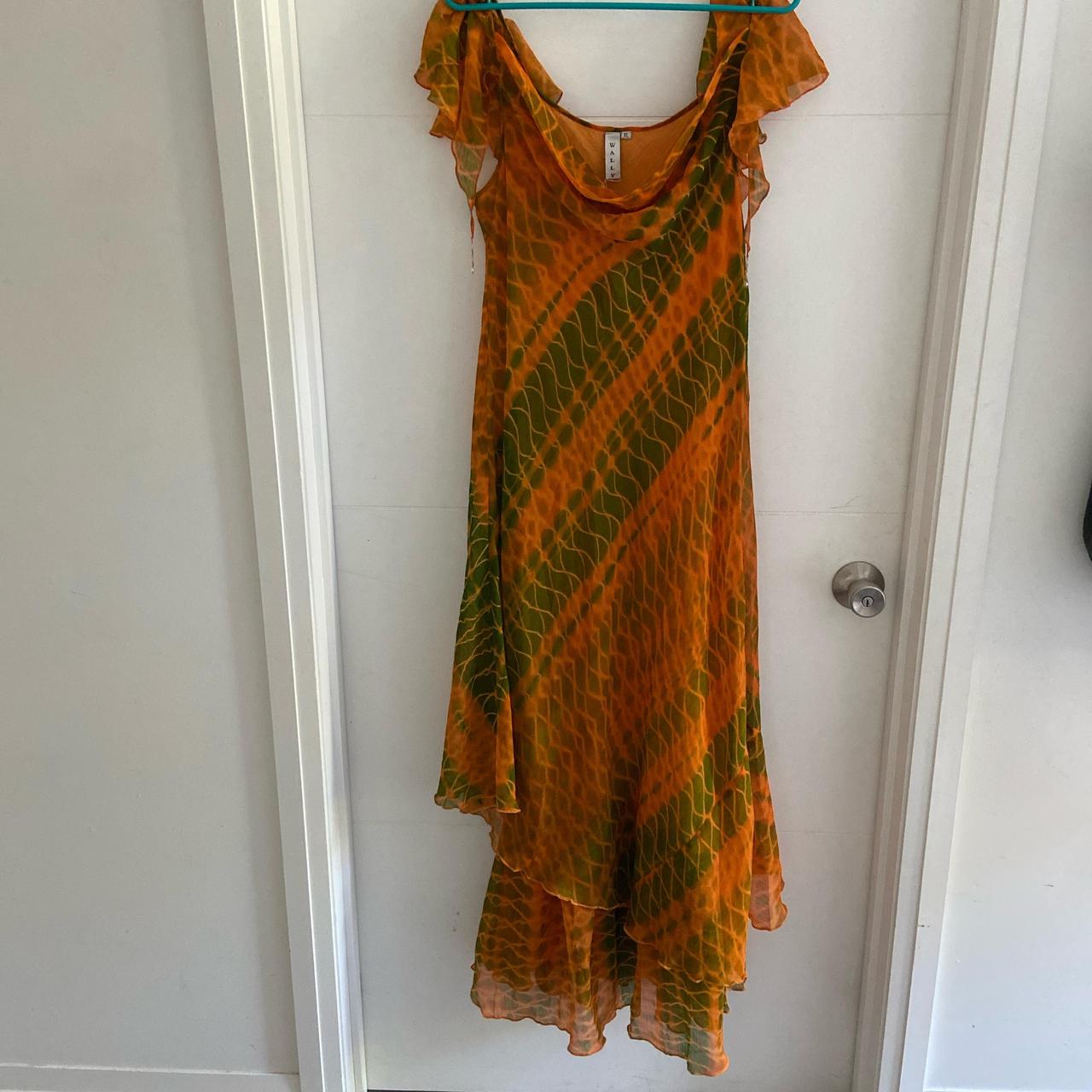 Maxi sundress with delicate details and ruffles.... - Depop