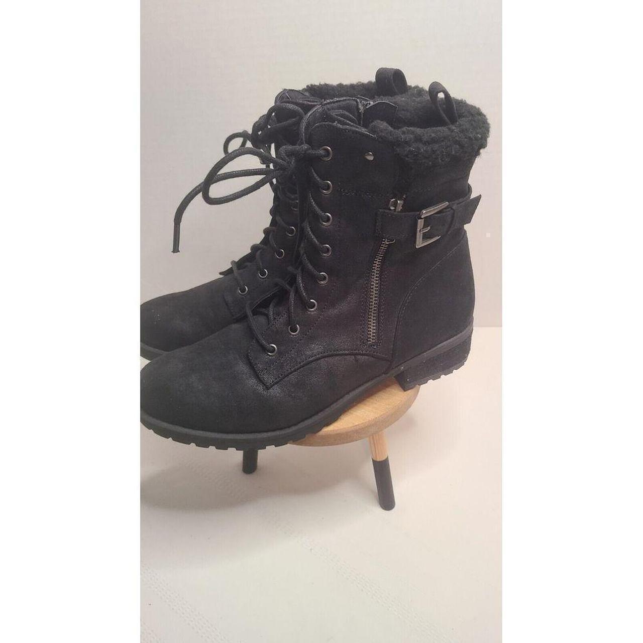 Skechers Lace Up Zip Up Buckle Boots Women's Size 10... - Depop