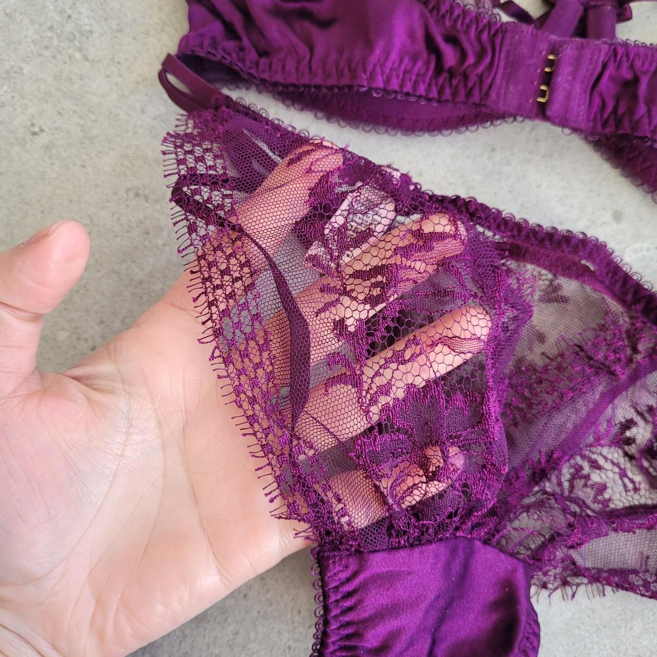 Agent Provocateur Women's Purple Bra | Depop