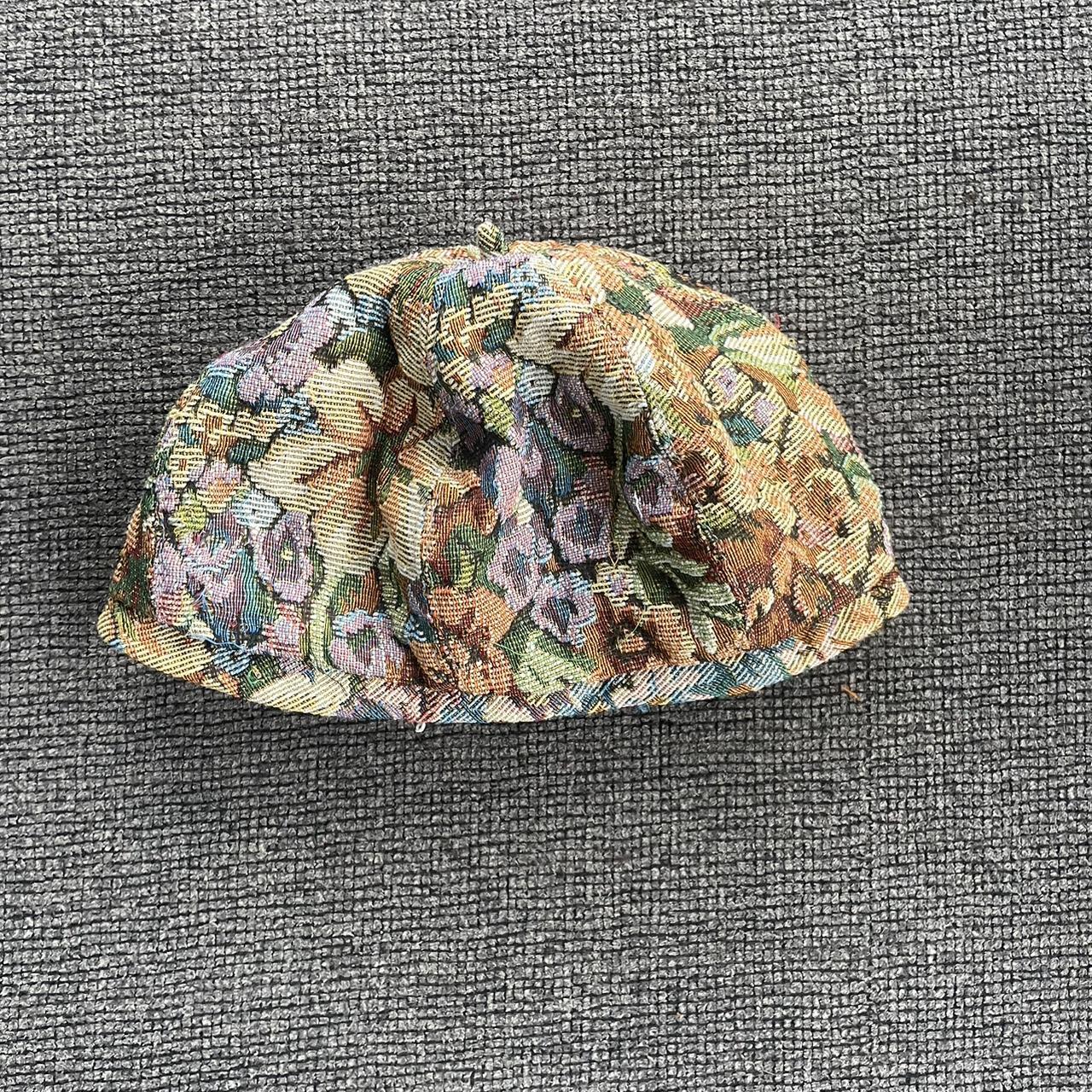 Floral Tapestry Hat! Super cute and unique item! - Depop