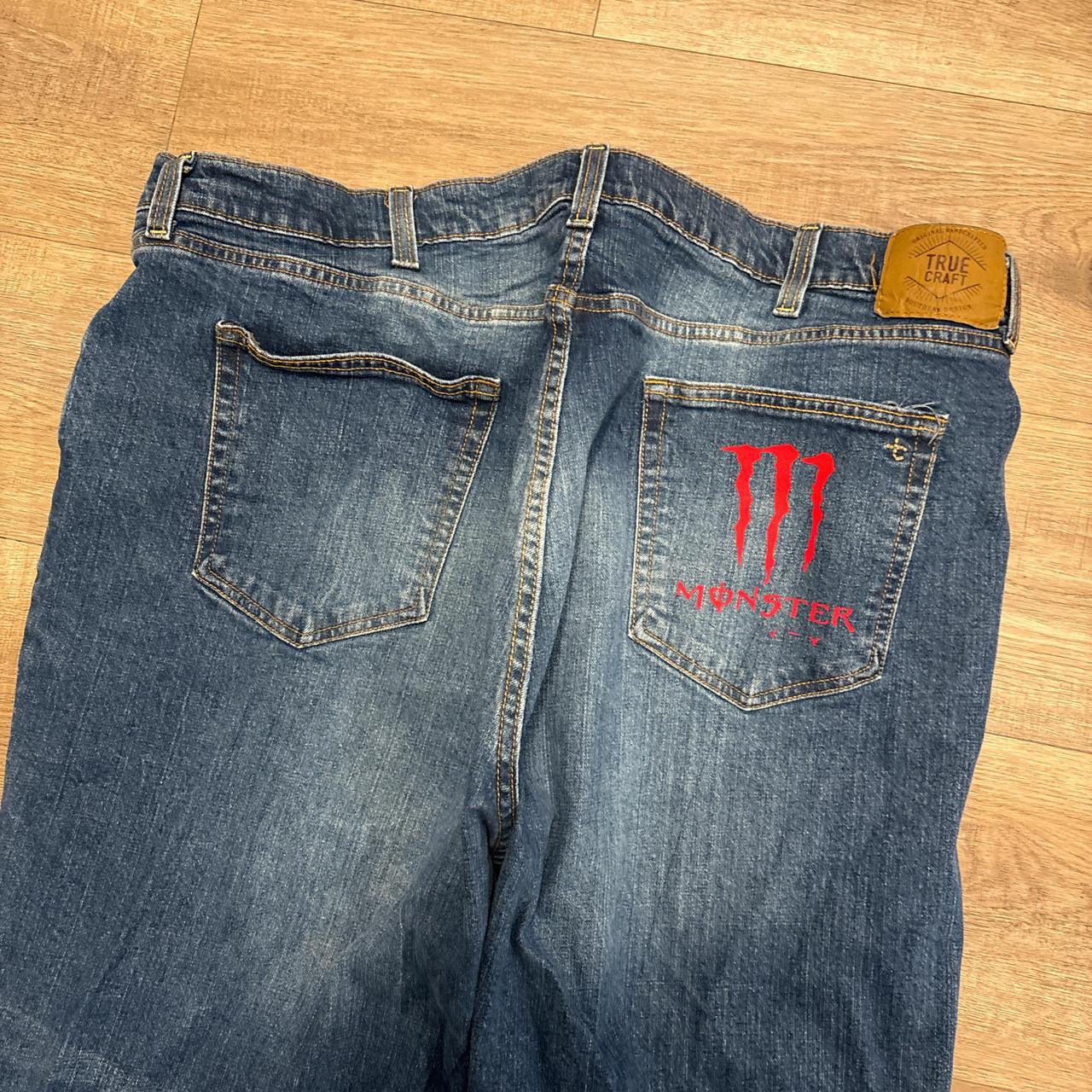 Denim monster skater jeans Size 44/32 Leg opening 9... - Depop