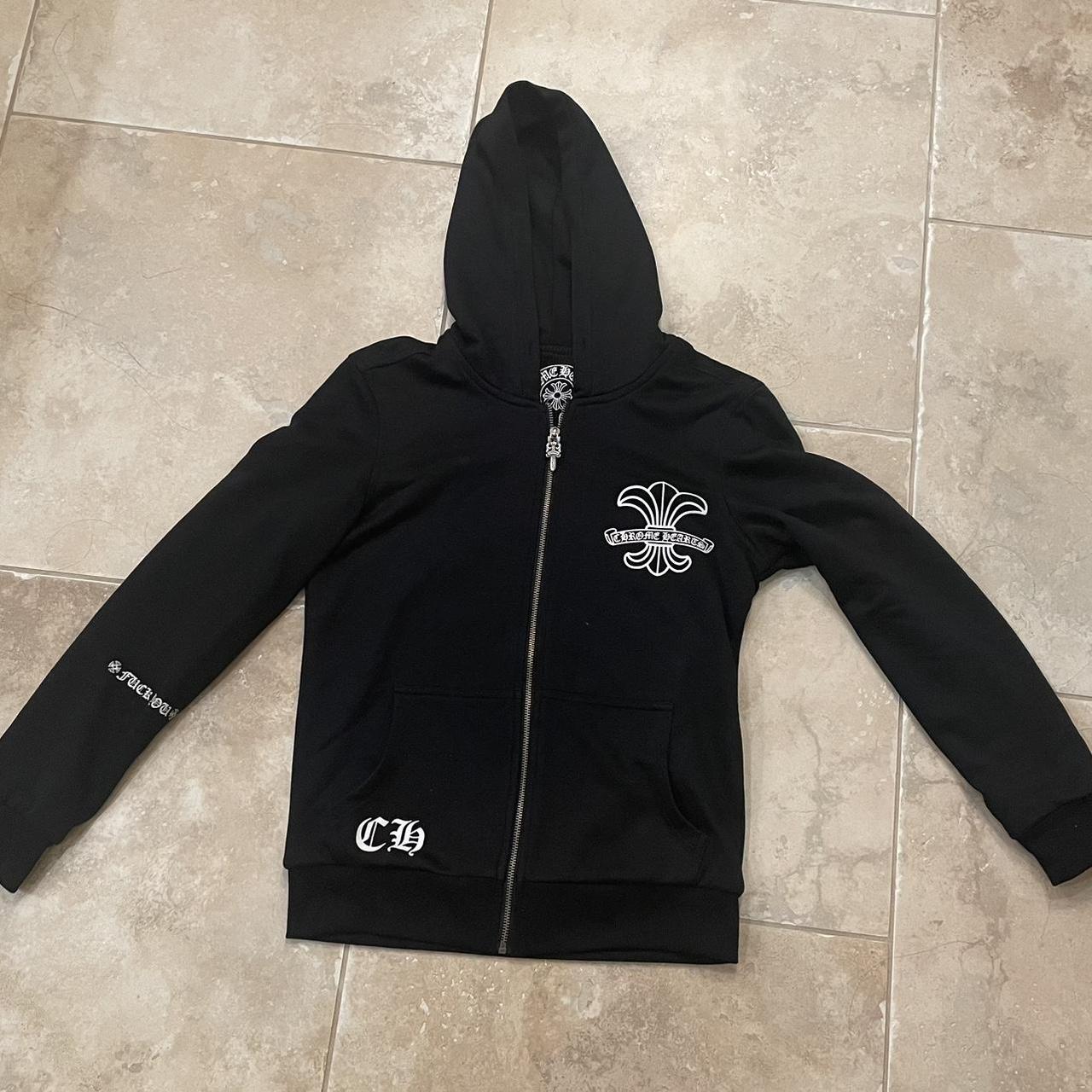 Vintage Chrome hearts jacket hardly worn but grown... - Depop