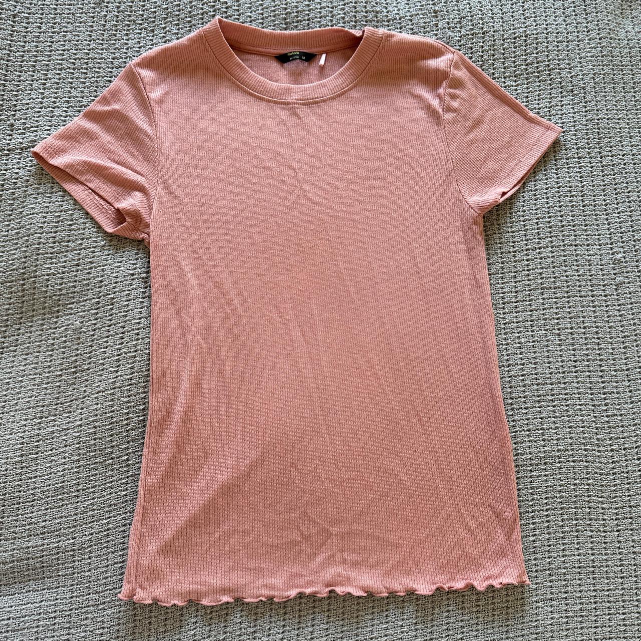 Factorie Pink tshirt - has a light sparkle and a... - Depop