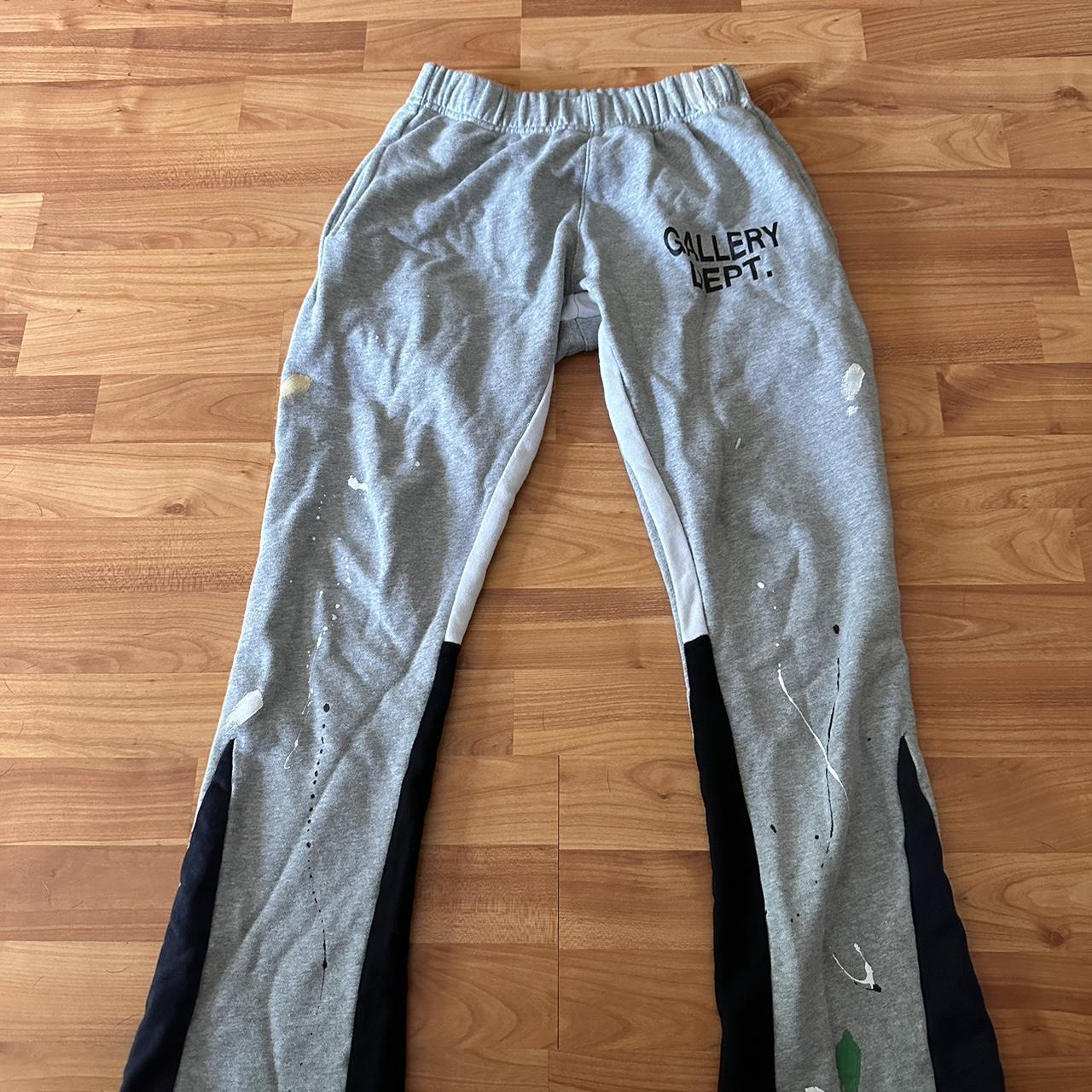 Gallery Dept Stylish Graphic Flared Sweatpants with... - Depop