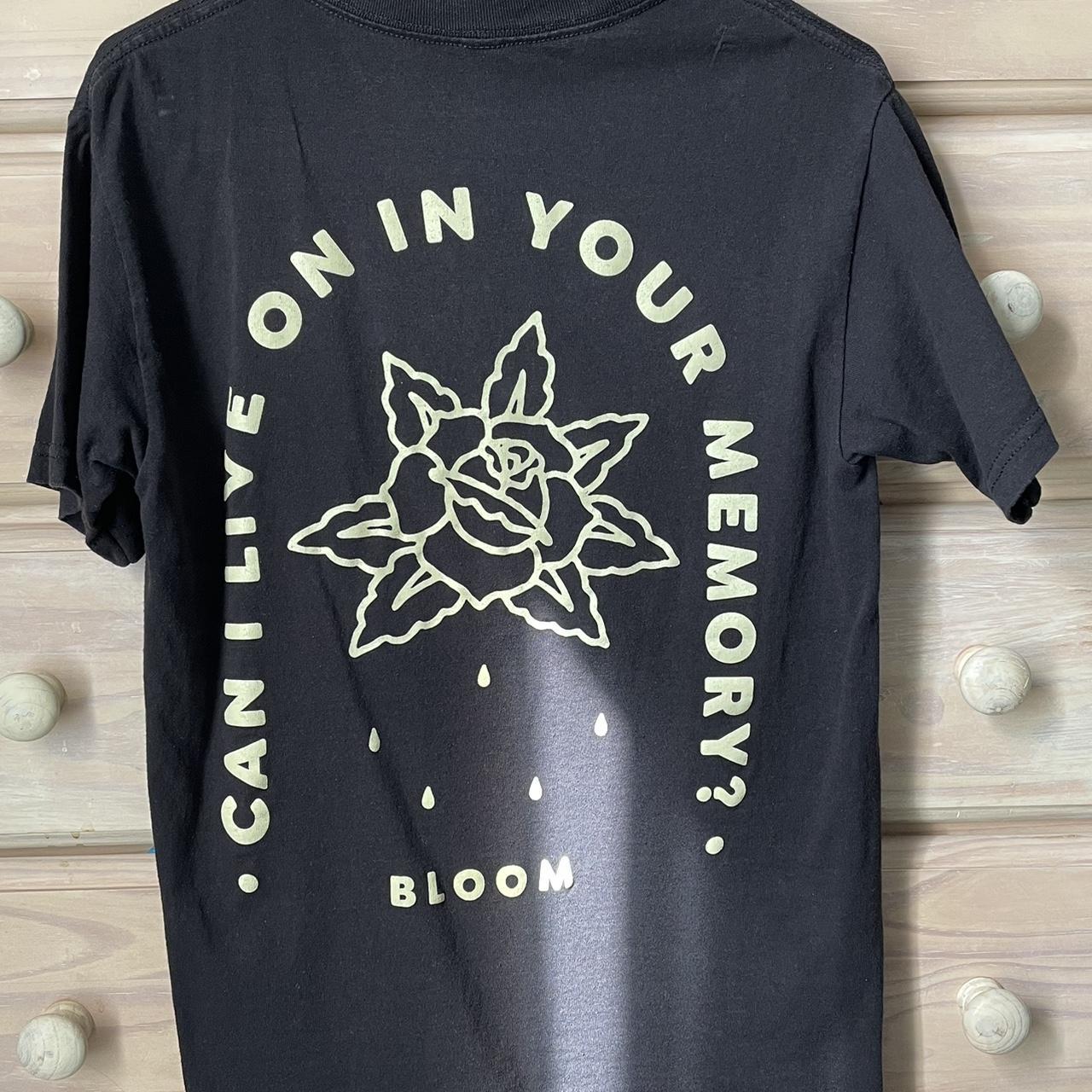 BLOOM BLACK LYRIC TEE SIZE S Regular fit, true to... - Depop