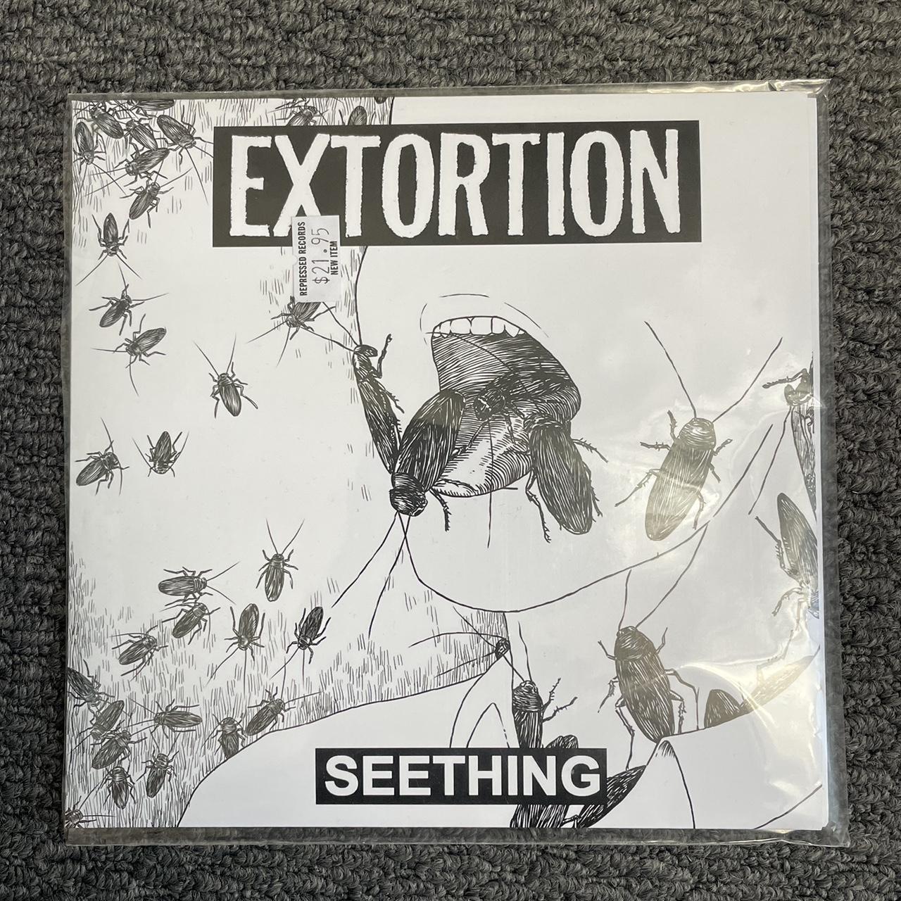 EXTORTION SEETHING 7” PURPLE TRANSPARENT... - Depop