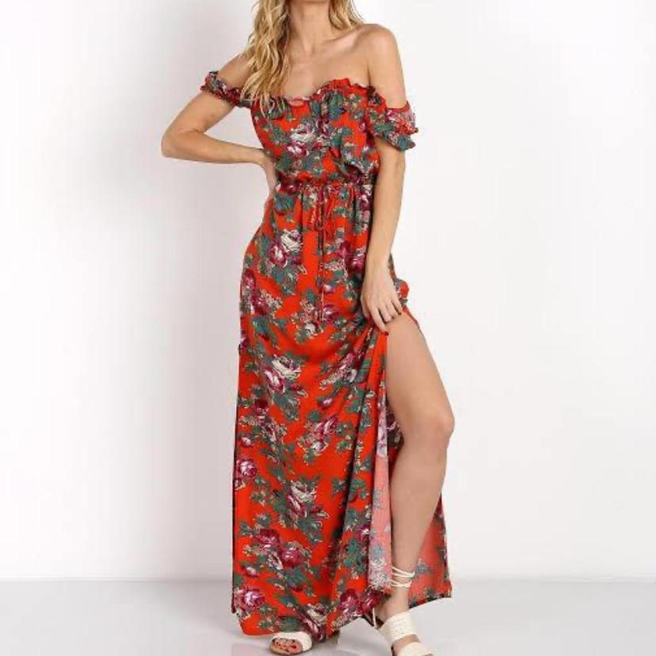 Auguste the label Stevie maxi dress size 8 Worn... - Depop