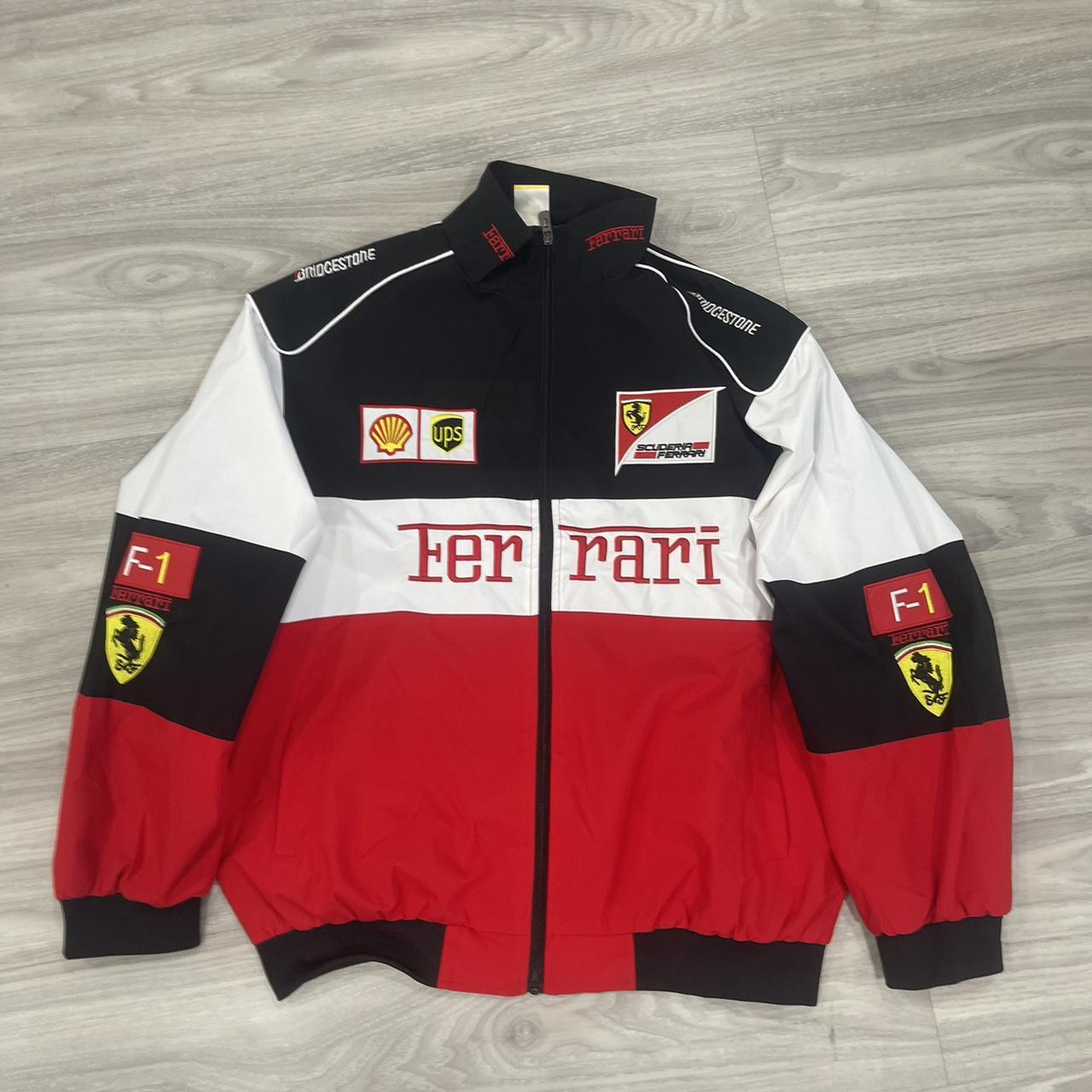F1 Ferrari Race Car Jacket Size: L (Looking For... - Depop