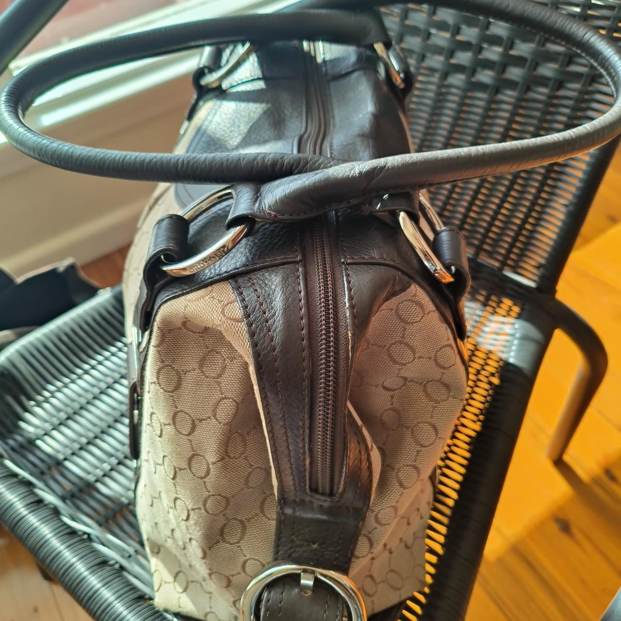 Oroton Alexis Barrel Shoulder Monogram bag. This... - Depop