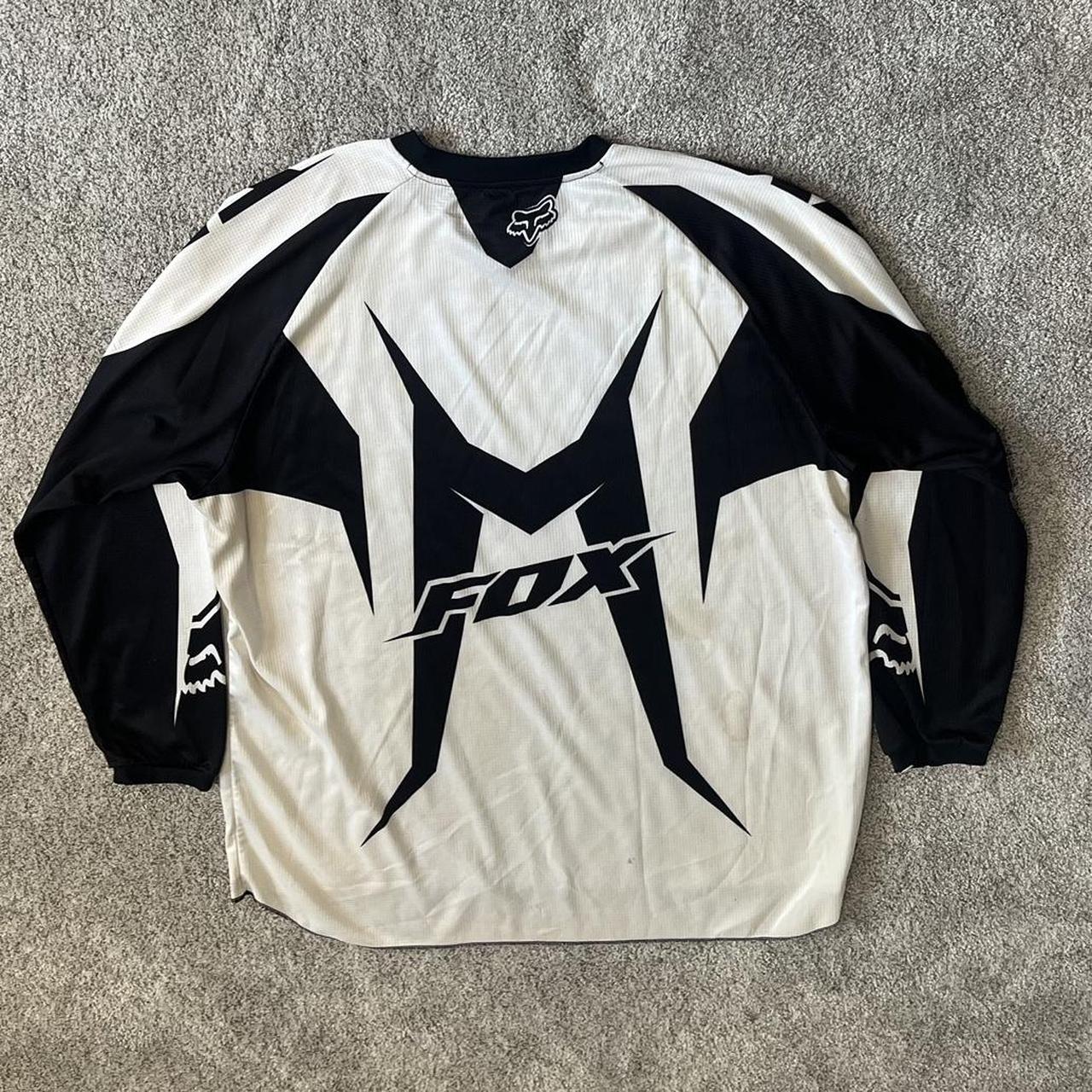 Y2k fox racing jersey size XL Tagged XXXL but... - Depop
