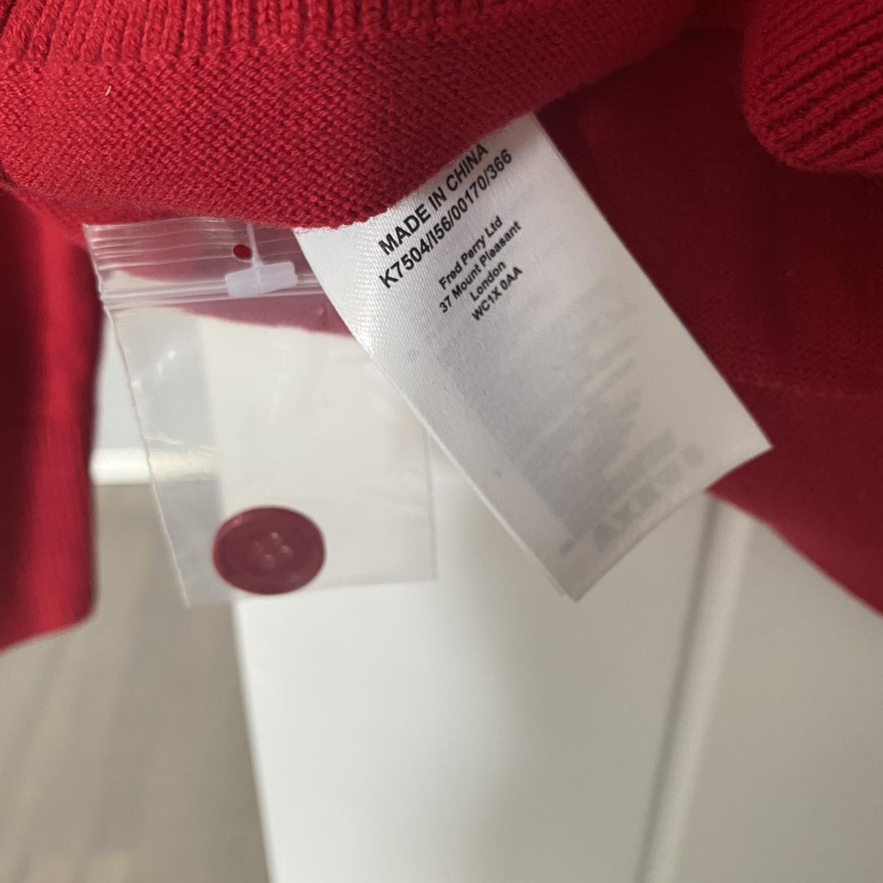 Japanese Fred Perry cardigan new with tags size small - Depop