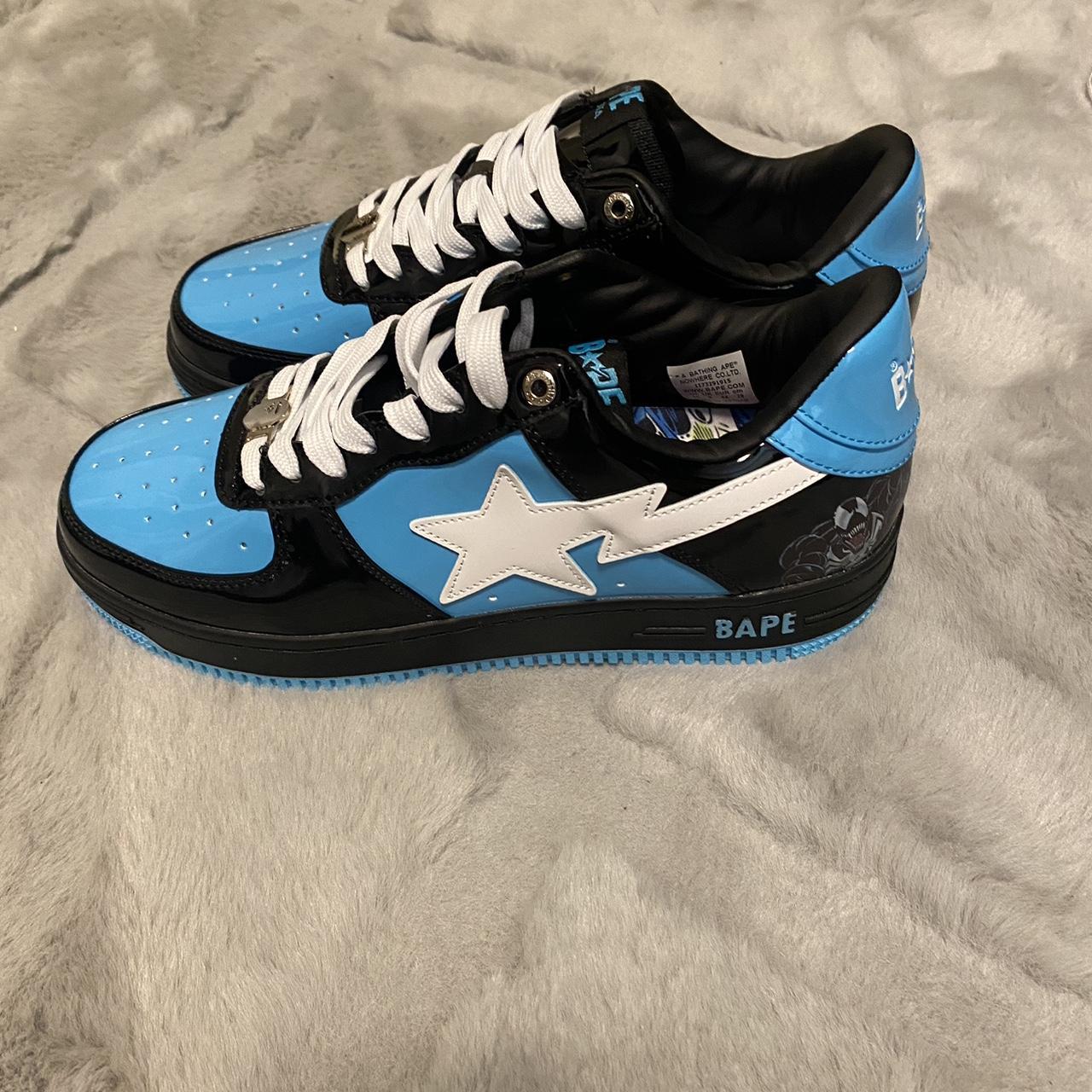 Bapestas black and blue No box Throw a price - Depop