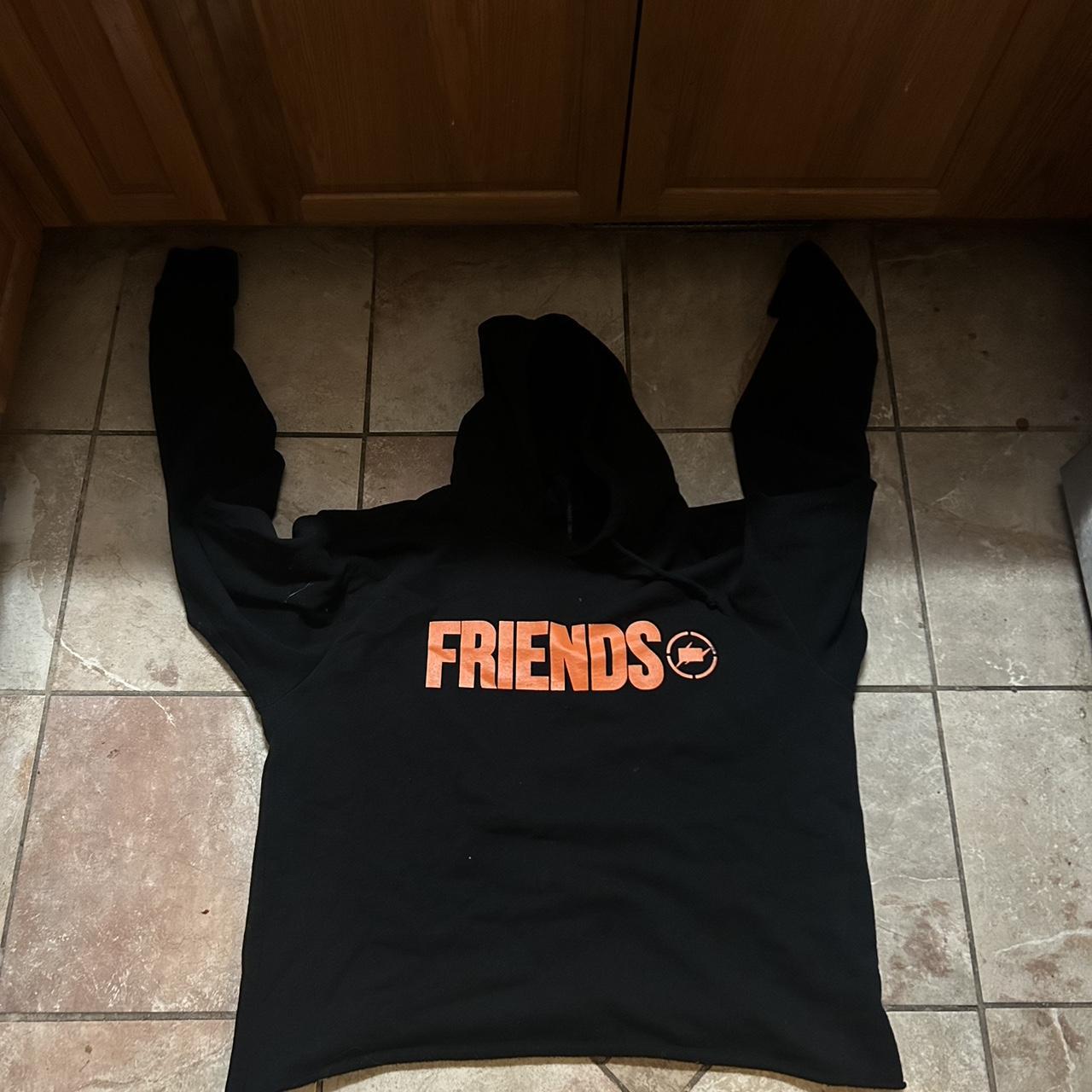 Black VLONE fragment Friends hoodie #vlone #cart... - Depop