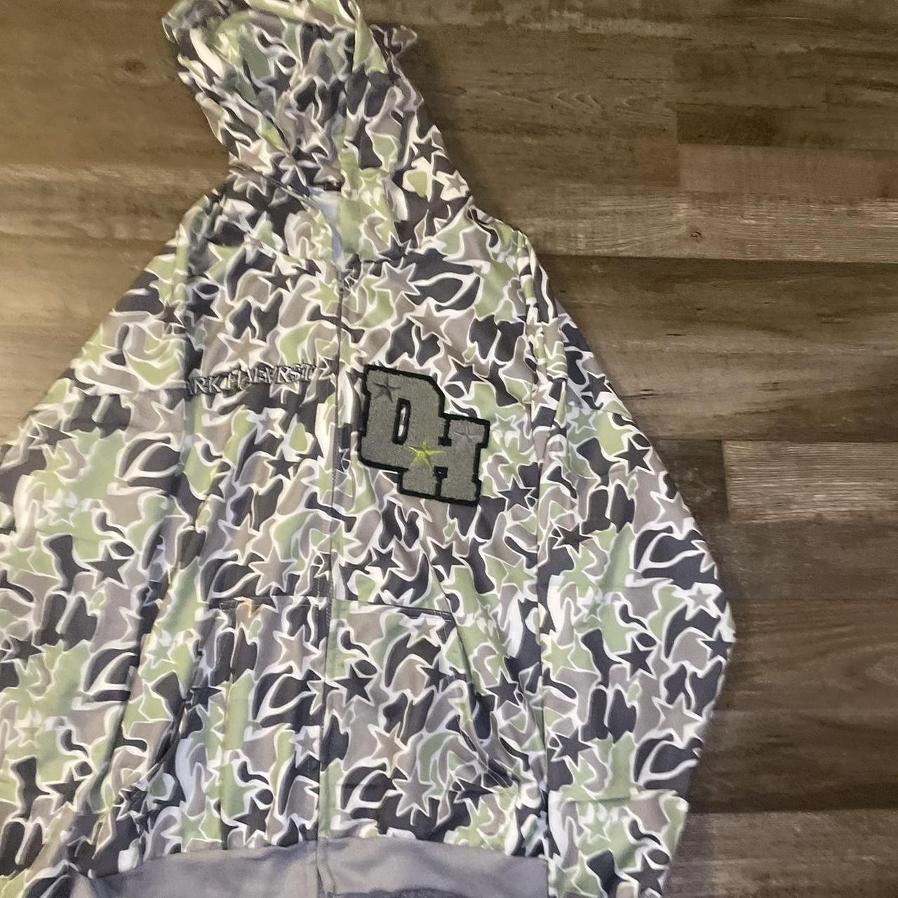 Demon high camo print mens hoodie - Depop