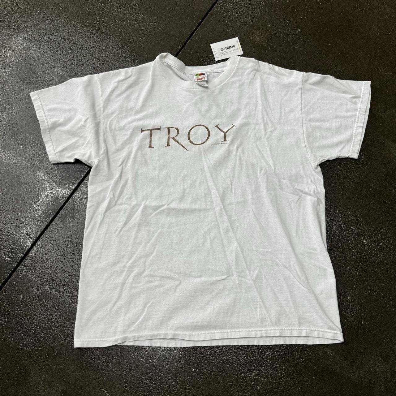 Vintage 2004 Troy Movie Promo Tee Measurements... | Depop