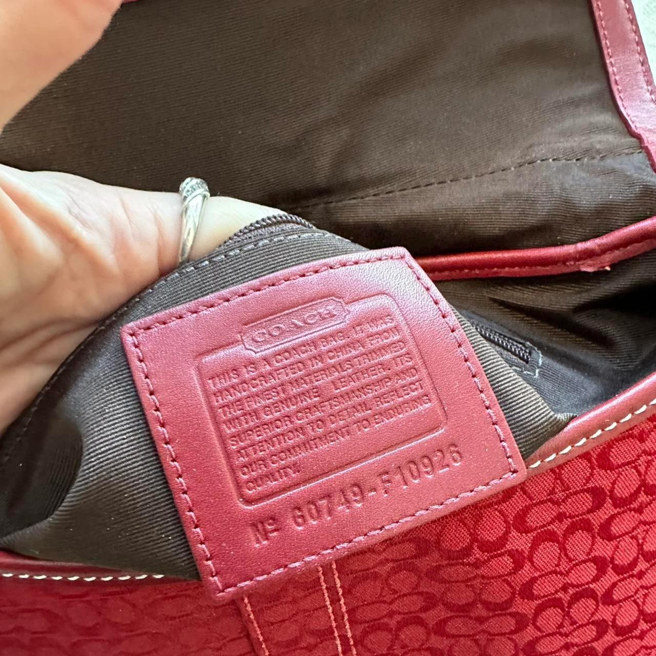 Vintage Y2K Coach Red Soho Shoulder Bag 🌸... - Depop