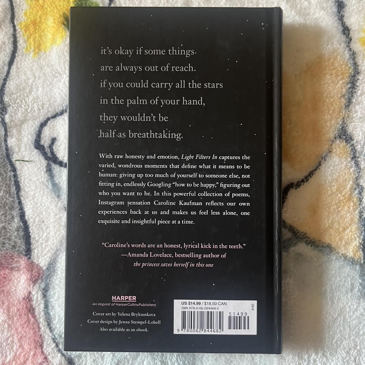 Poetry book hardcover the edges are a little bumped... - Depop