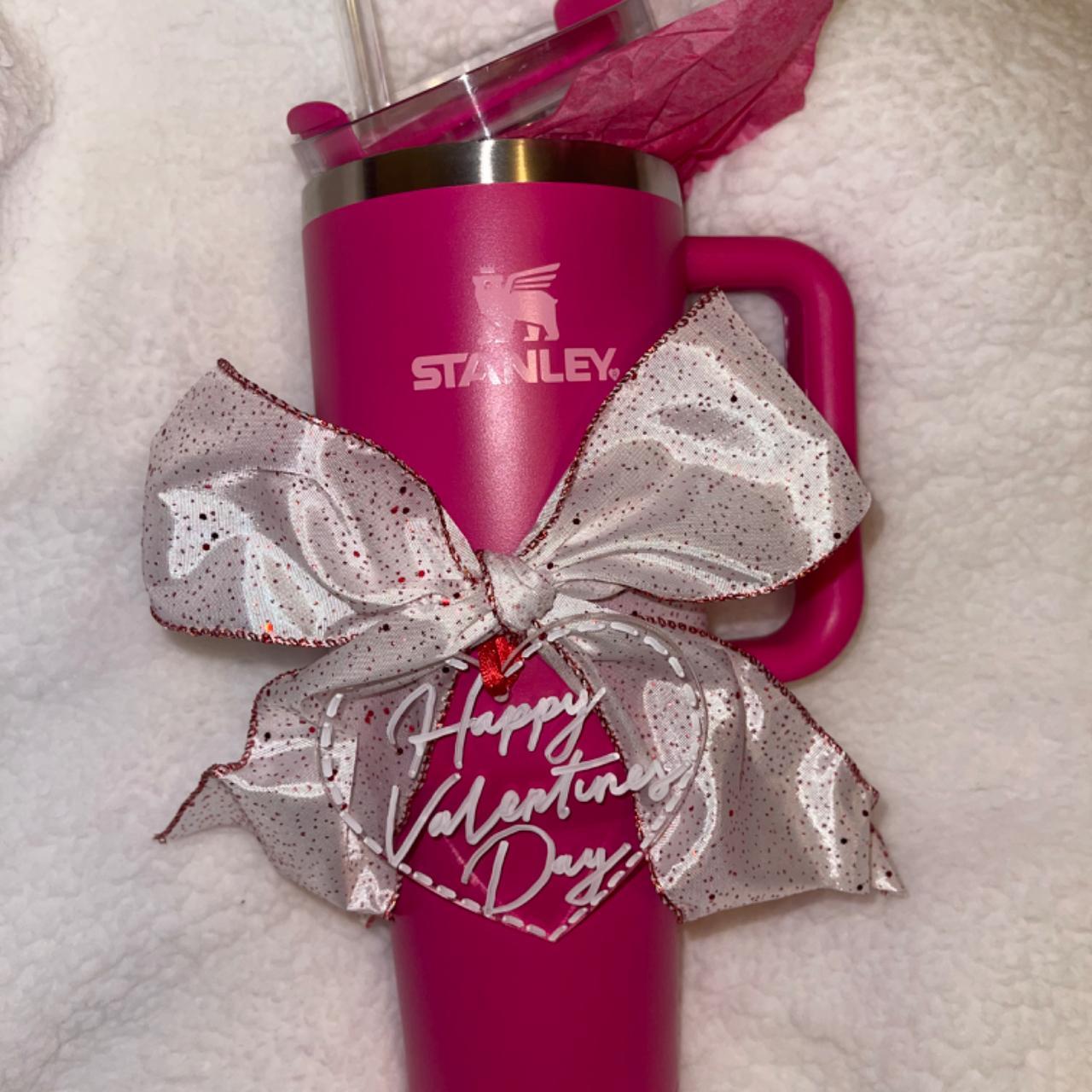 STANLEY 40 OZ TUMBLR PINK COSMO Target VALENTINES... - Depop