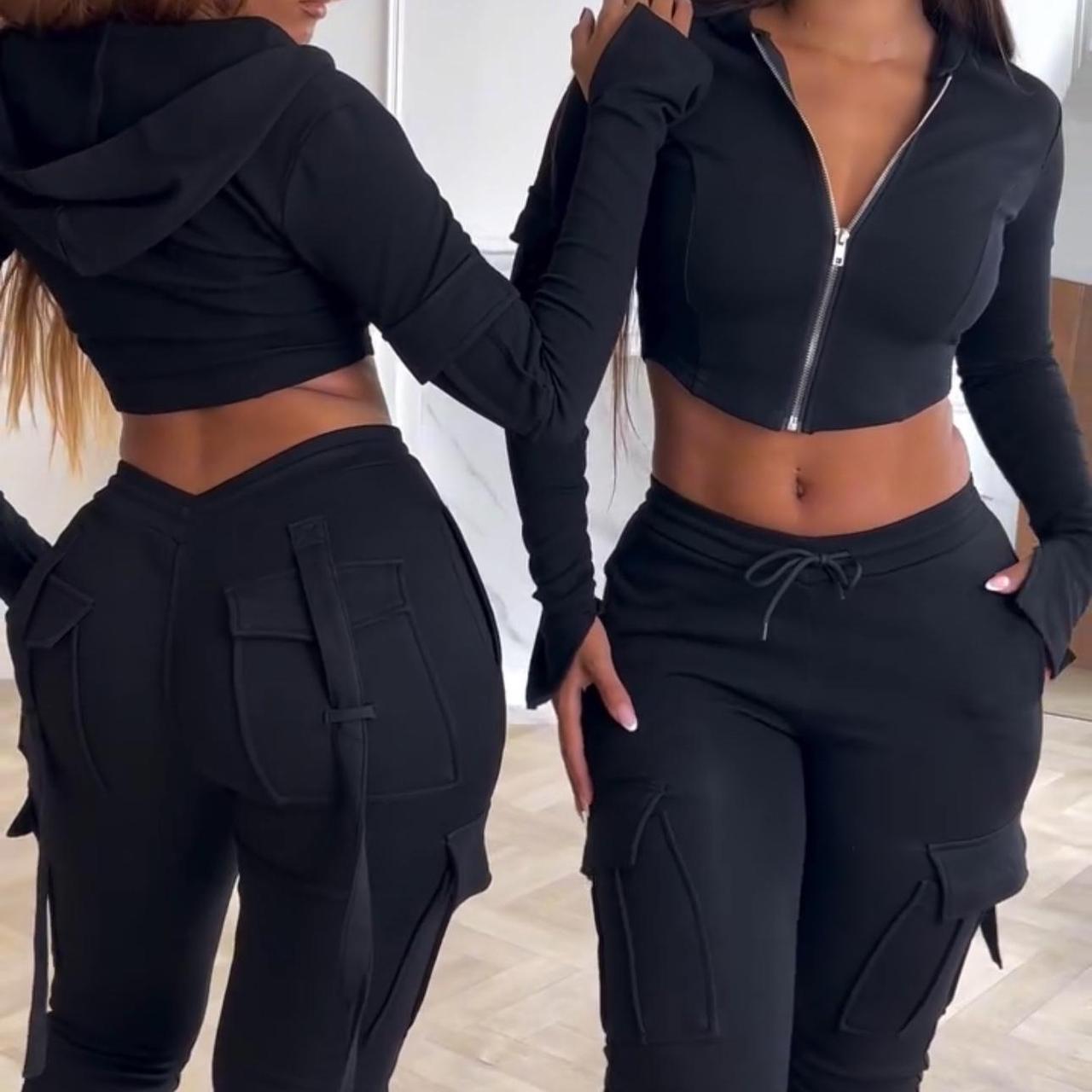 Bad society club two pc jogger set. Brand new, never... - Depop