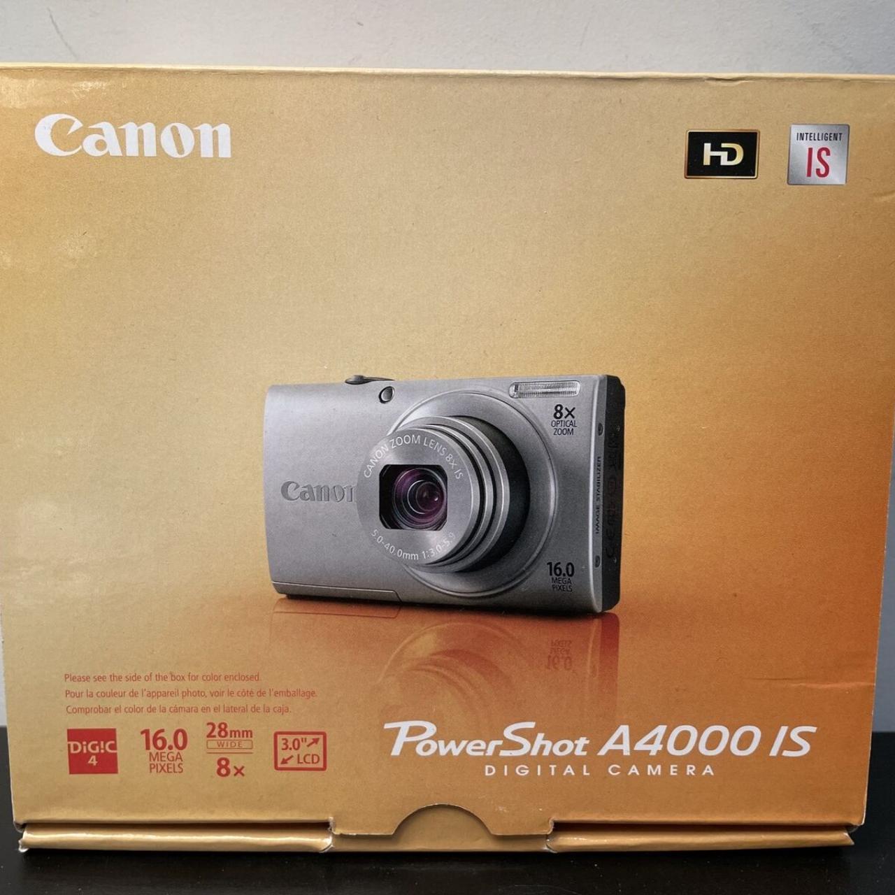 NEW Canon PowerShot A4000 IS 16.0MP Digital Camera... - Depop