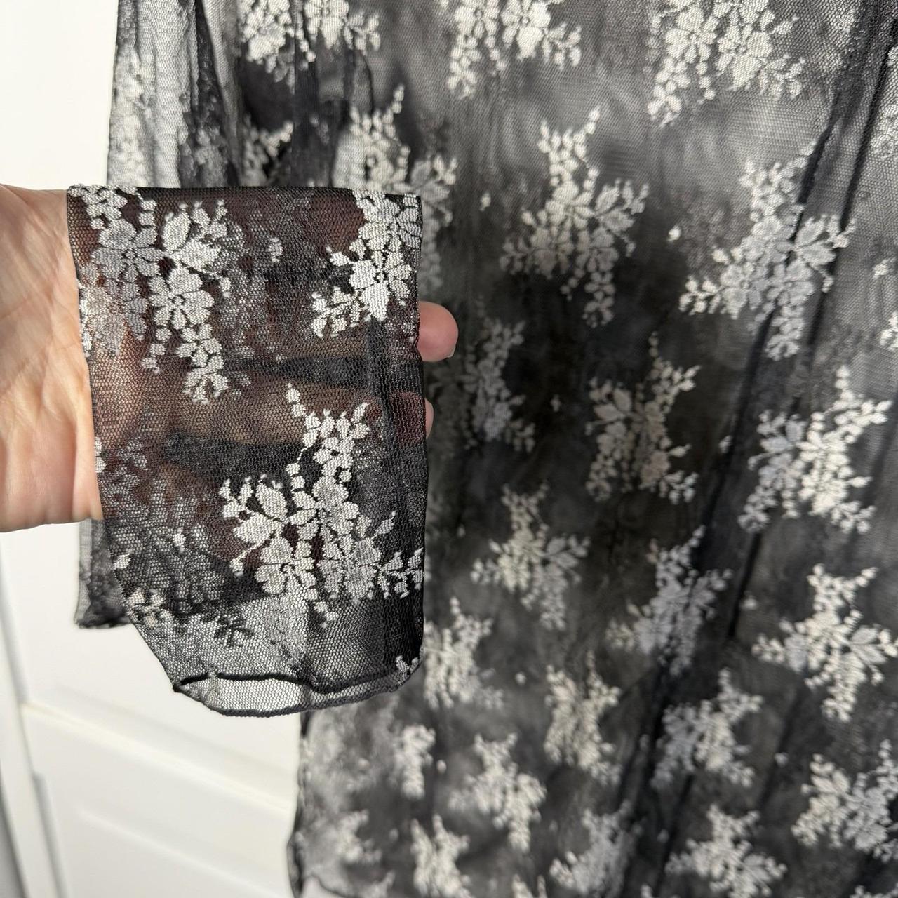 Free People New Women's Two Tone Lady Lux Sheer Mock... | Depop