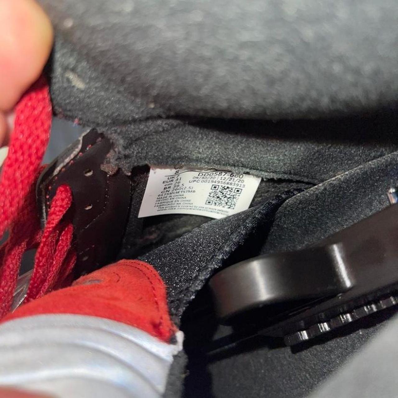 Ragging bull red Jordan 5 SIZE 8 men’s dm Offer - Depop