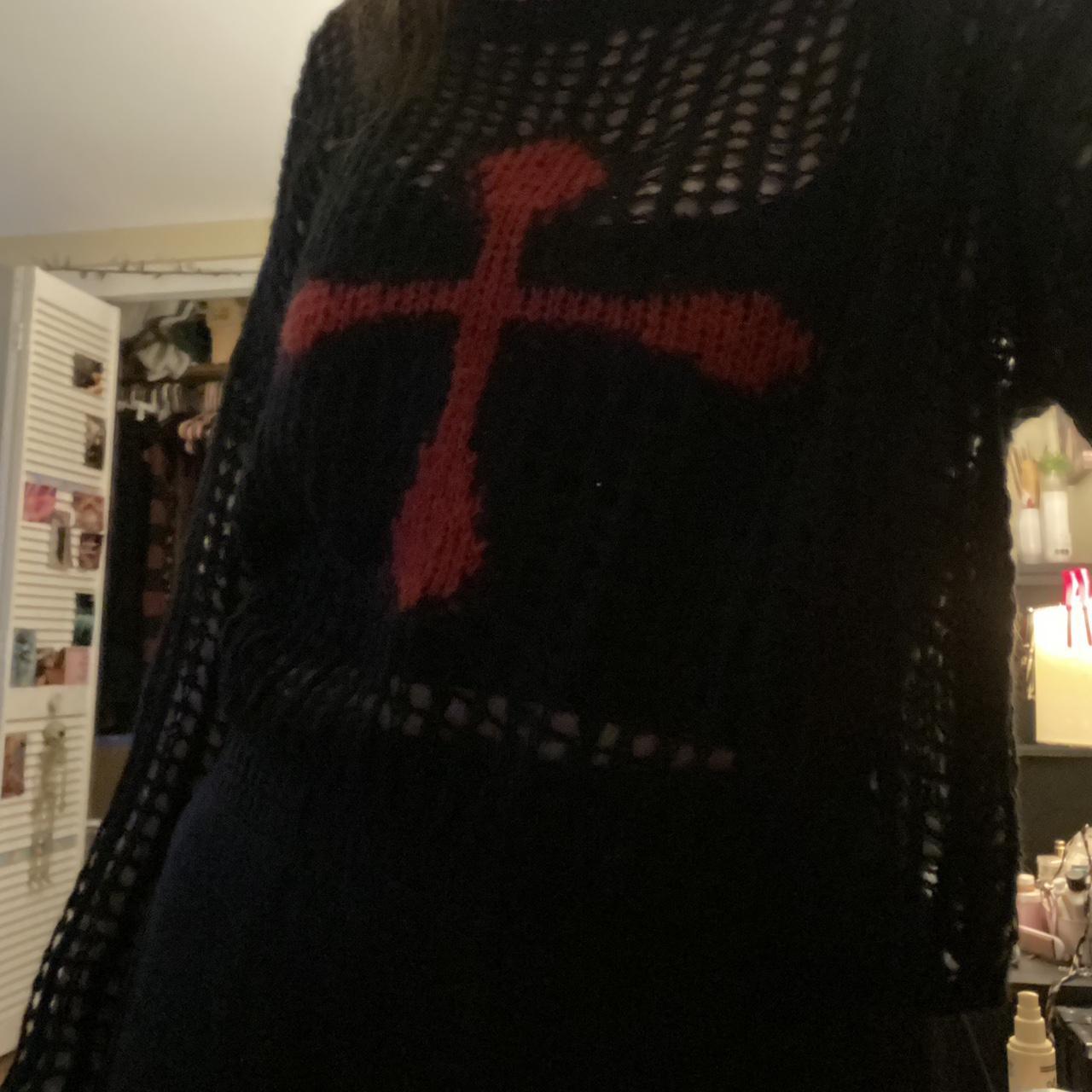 Shien Red Cross sweater, size small Never worn,... - Depop