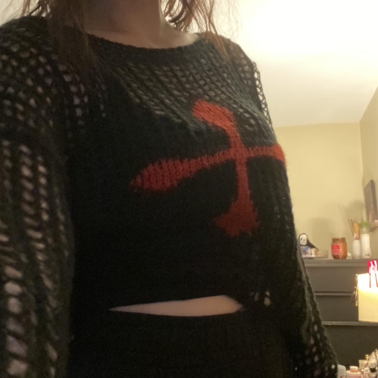 Shien Red Cross sweater, size small Never worn,... - Depop