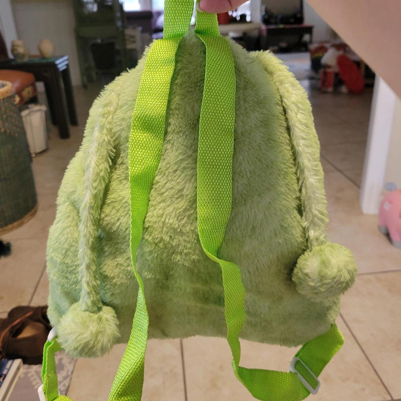 2 in 1 Plush Cute Frog Drawstring Backpack... - Depop