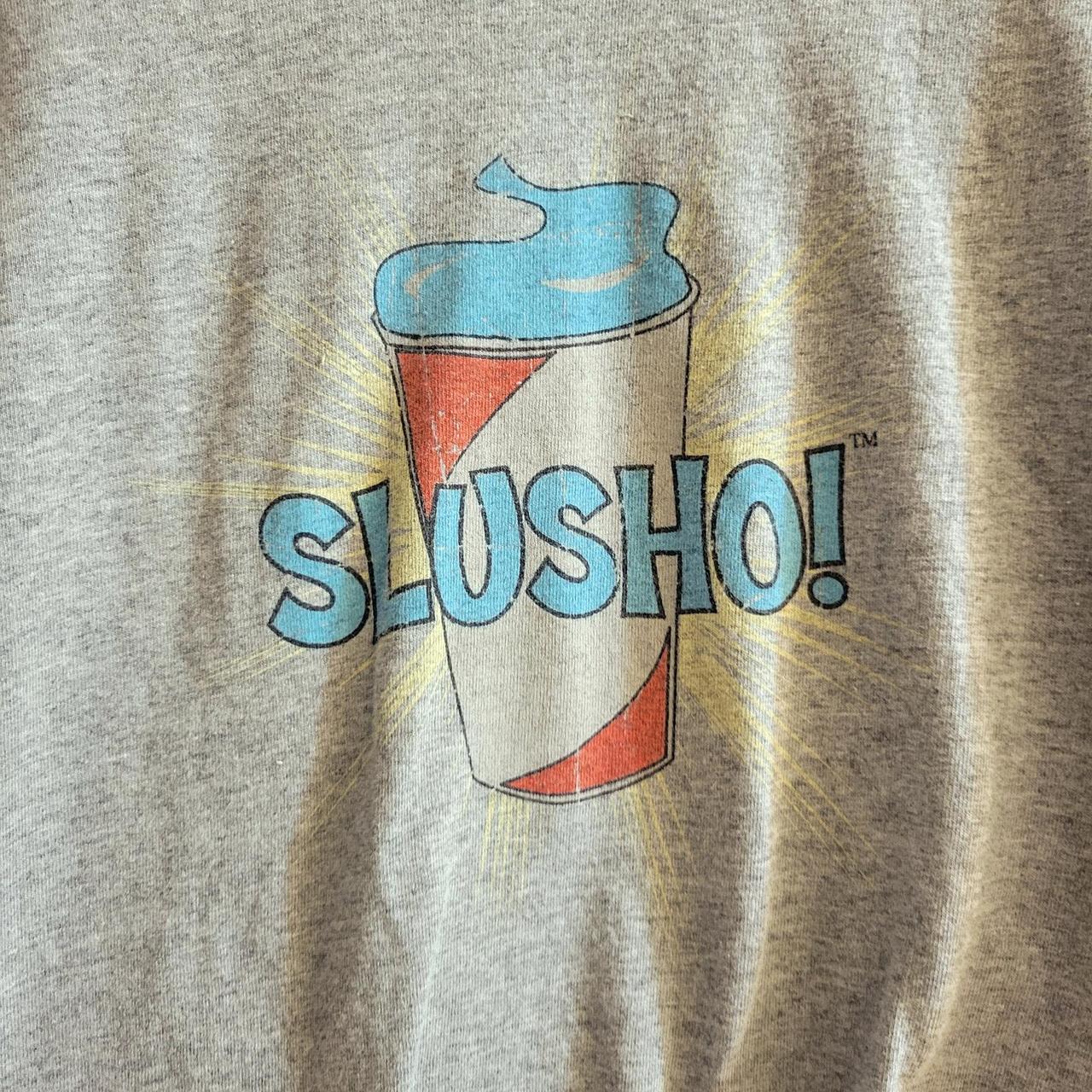 Vintage Slusho Tshirt Size XL Front graphic, back... - Depop