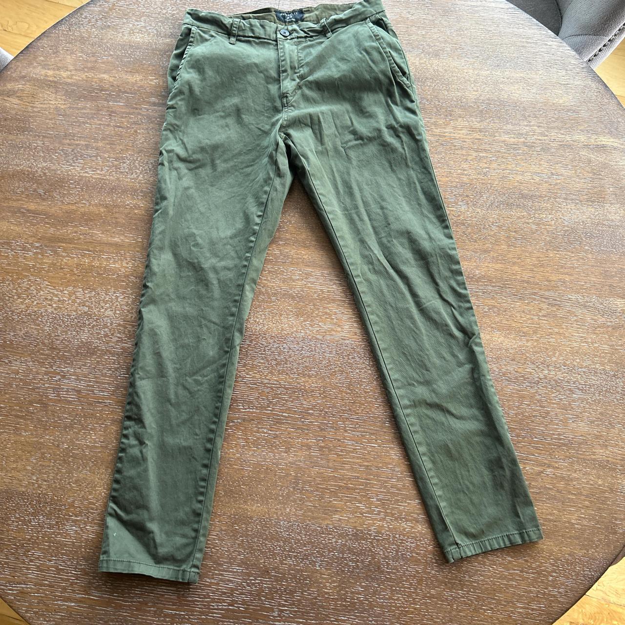 Green Men’s Matchstick Pants | Depop