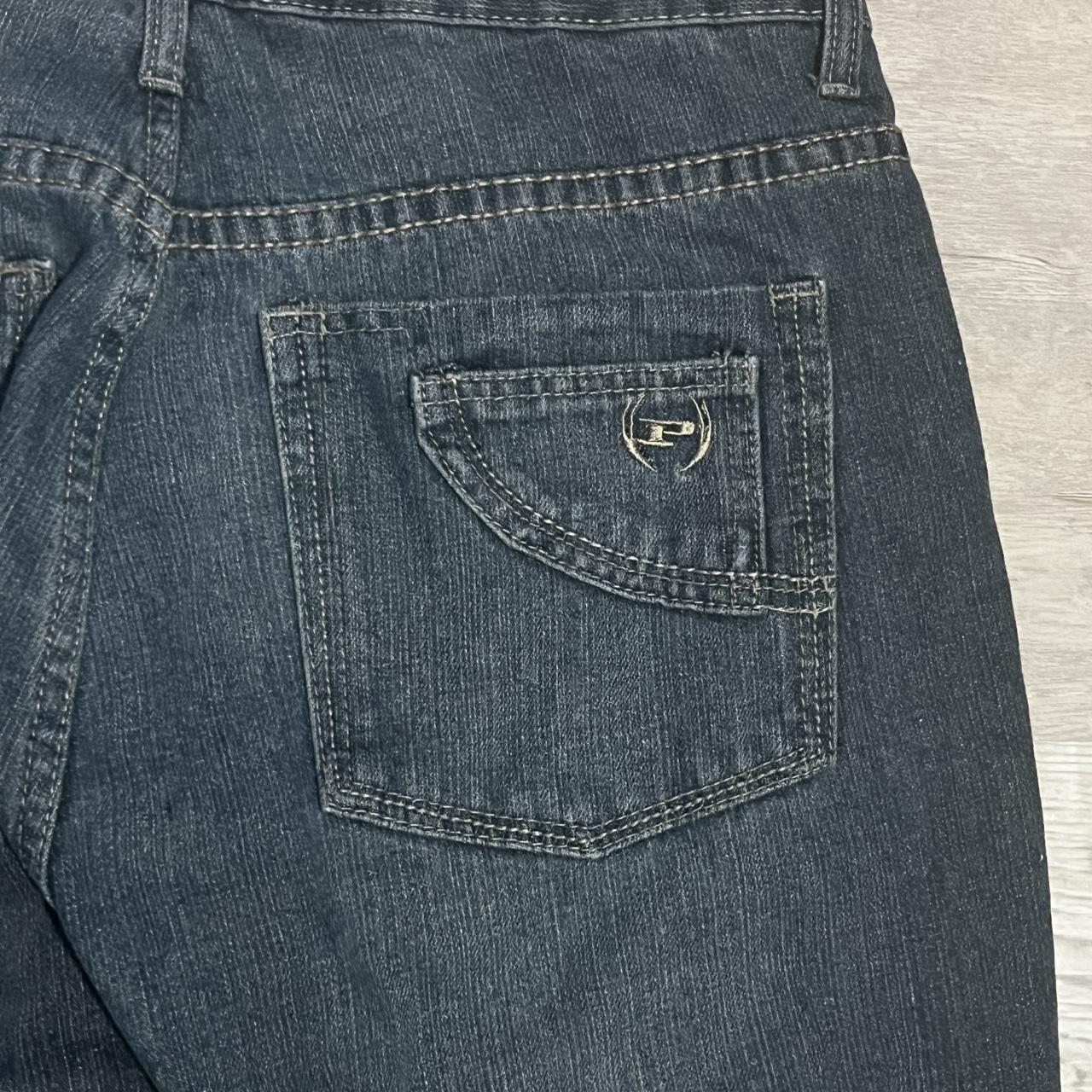 Baggy phat farm jeans with nice wash and back pocket... - Depop