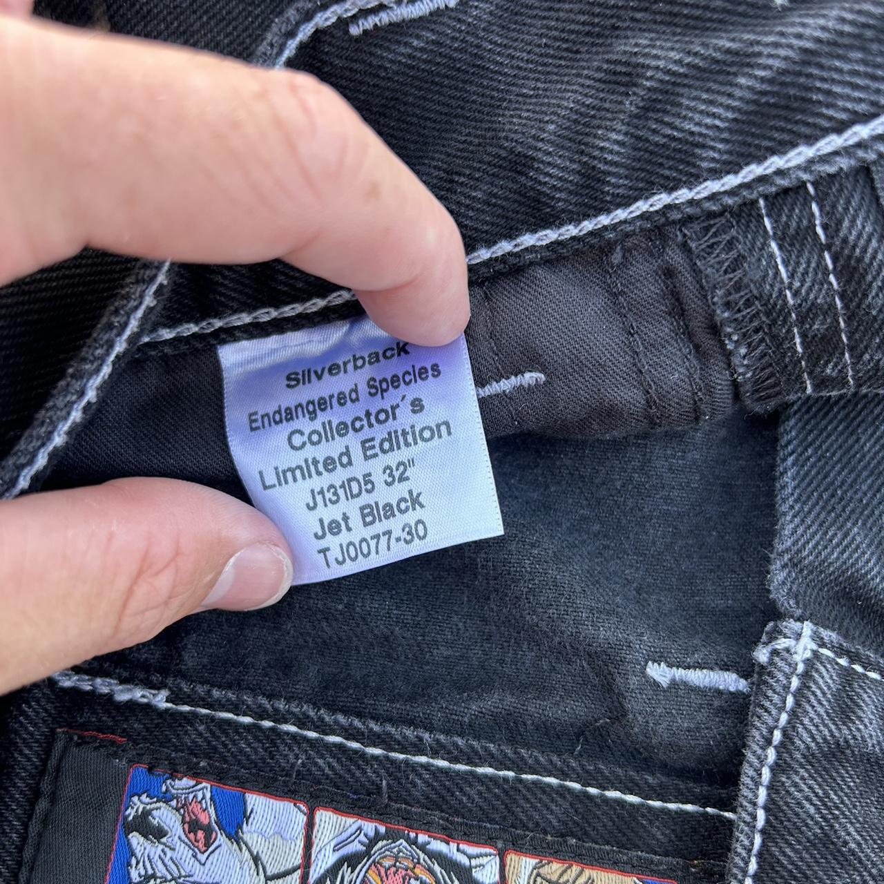 JNCO SILVER BACKS WITH HUGE BACK POCKETS Dope... - Depop