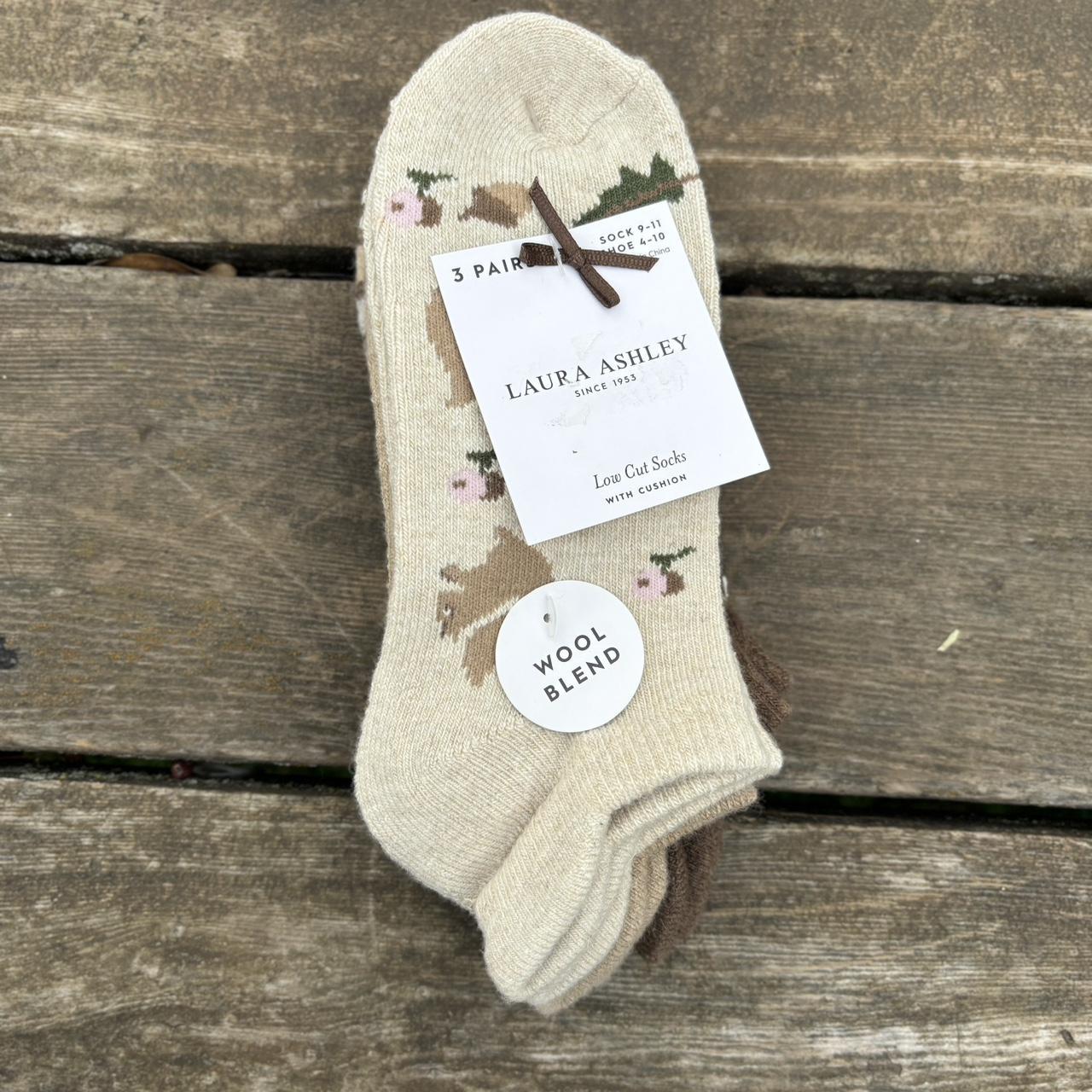 Laura Ashley Wool Socks | Size 4-10 Brand: Laura... - Depop