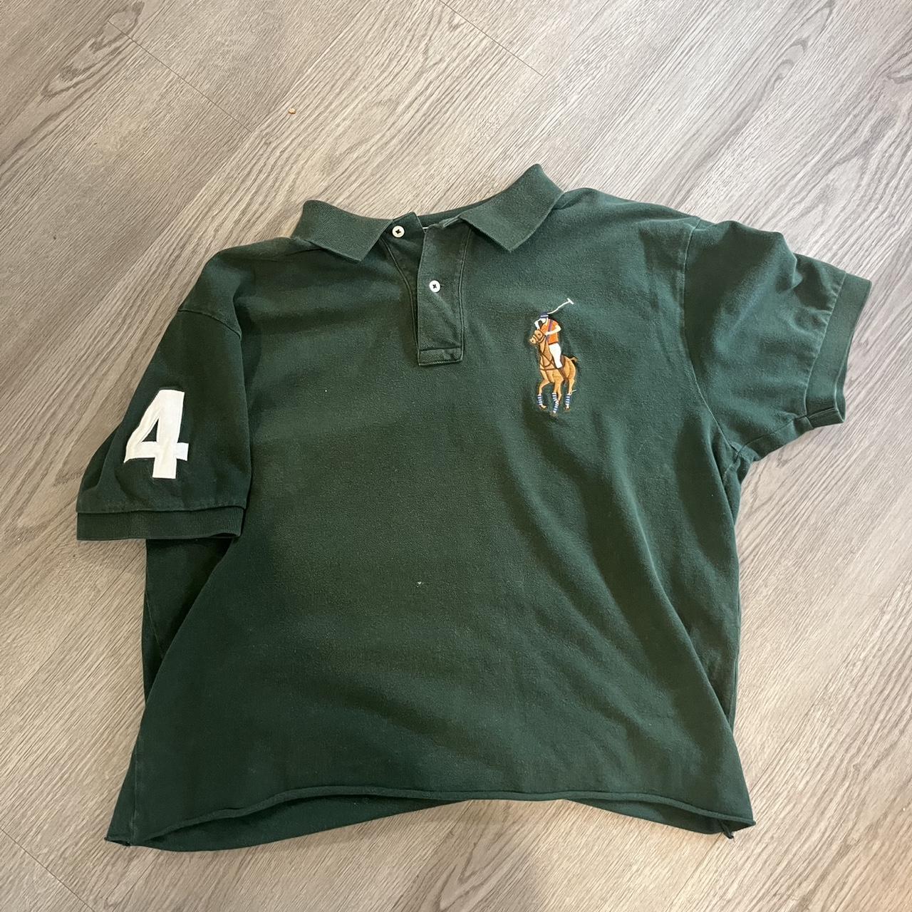 Vintage polo on 90’s tag with sick sleeve and pony ... | Depop